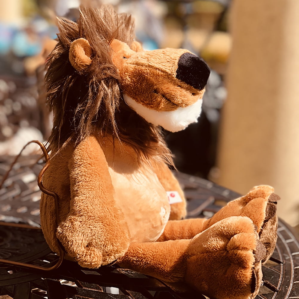 Jungle Lion Plush Toy Doll Soft Plush Stuffed Animal Doll Soft Lion ...