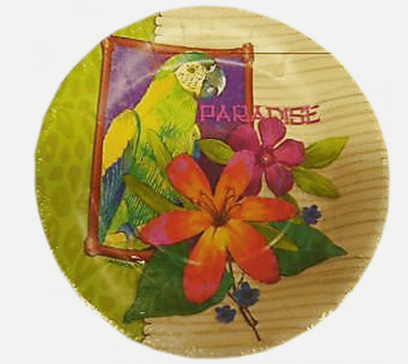 Jungle Paradise Dessert Plate 8ct - Walmart.com