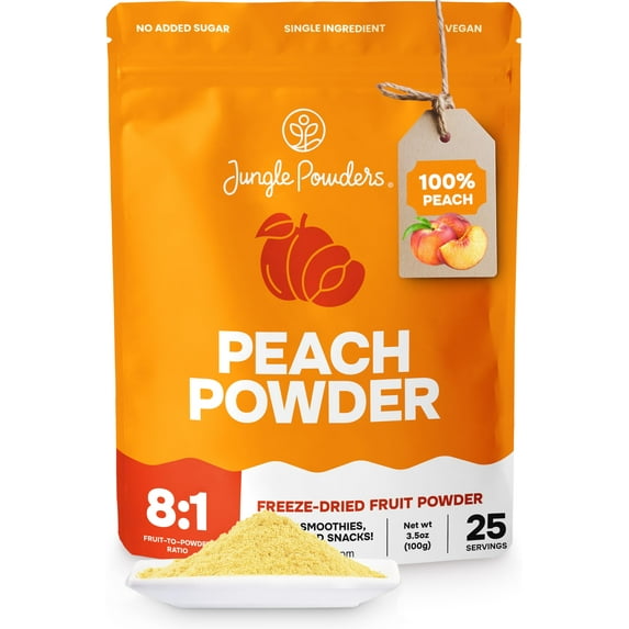 Jungle Powders Freeze Dried DEF29 Peach Powder 3.5 Powdered Freeze ...