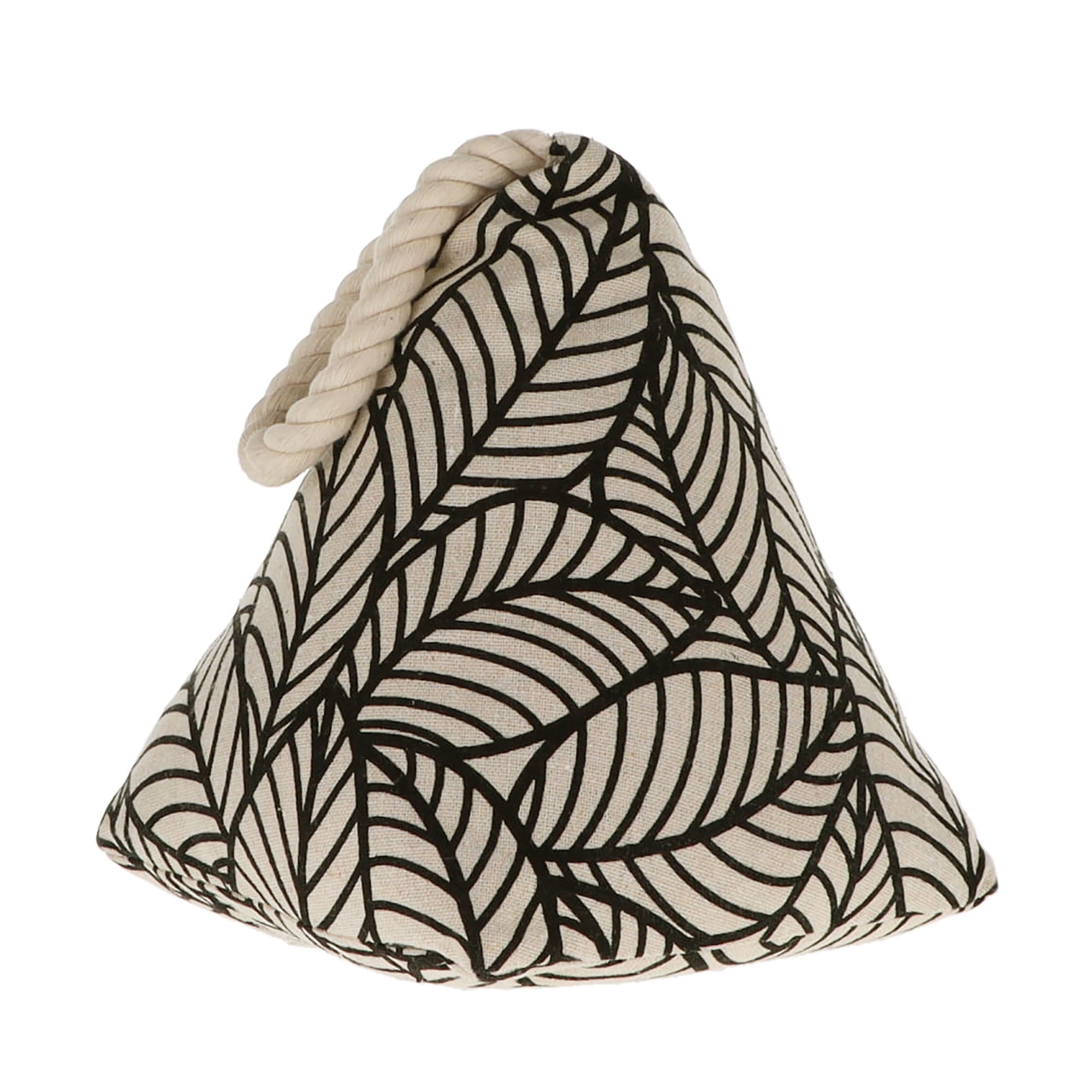 Jungle Print Cotton Weighted Bag Door Stop 2.3 lbs Black - Walmart.com