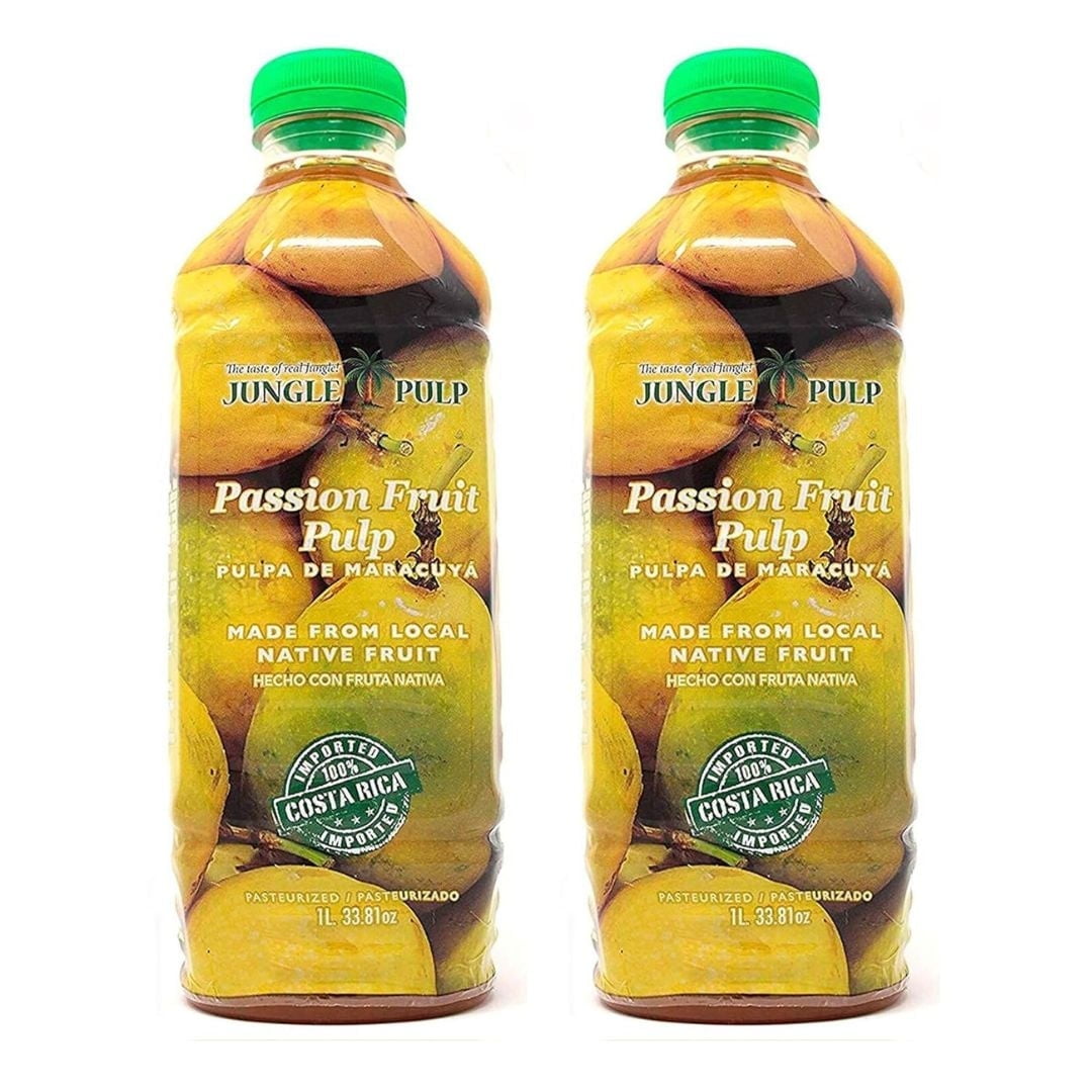 Jungle Pulp Passion Fruit Puree Mix, from Costa Rica for Iced Drinks ...