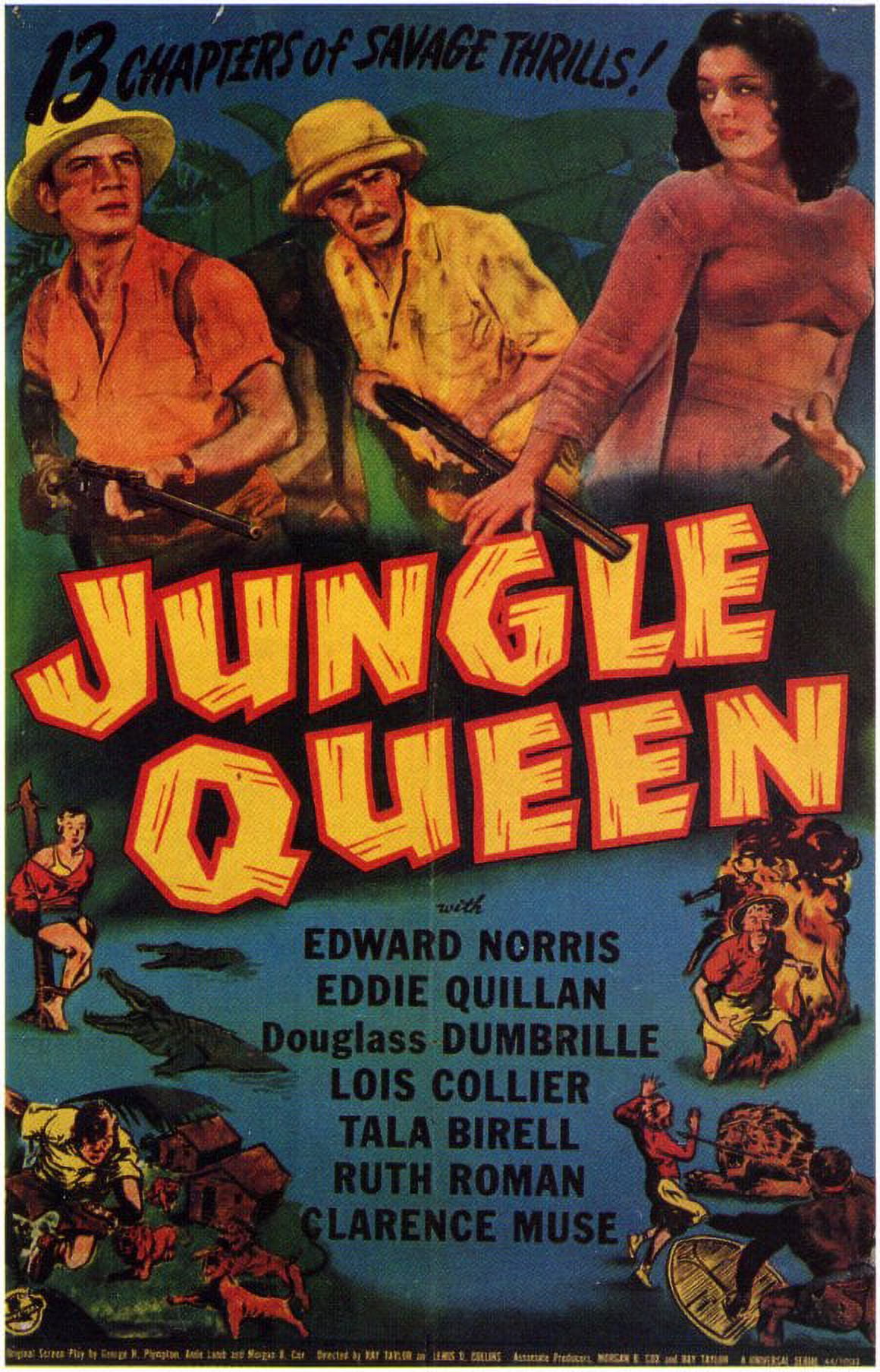 Jungle Queen - movie POSTER (Style B) (11" x 17") (1945) - Walmart.com