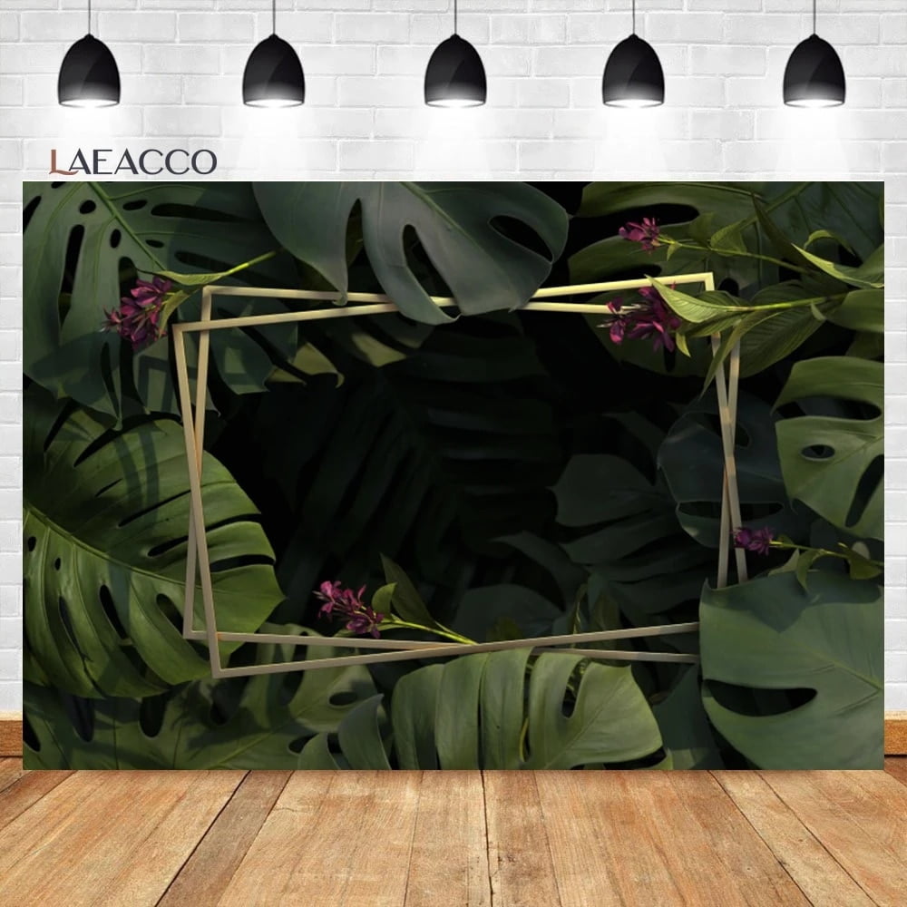 Jungle Rainforest Backdrop Spring Enchanted Nature Tree Green Blooming ...