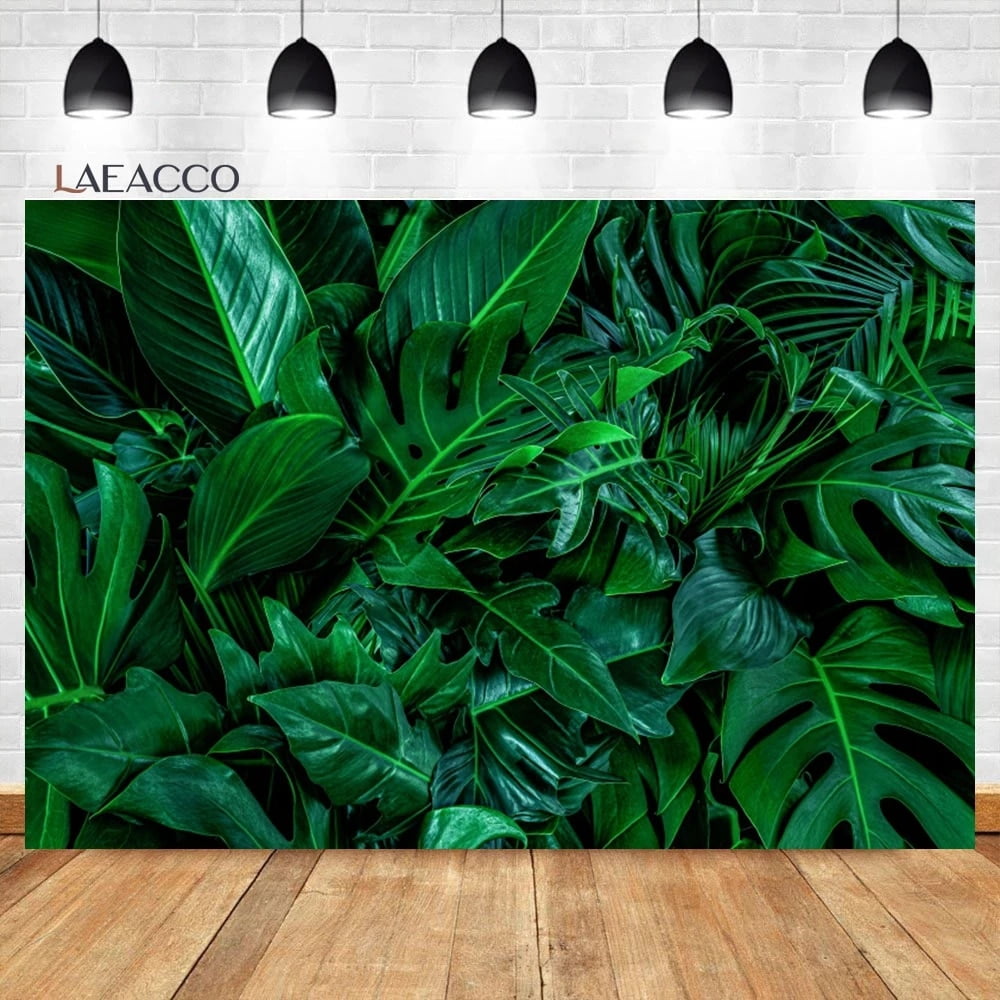 Jungle Rainforest Backdrop Spring Enchanted Nature Tree Green Blooming ...