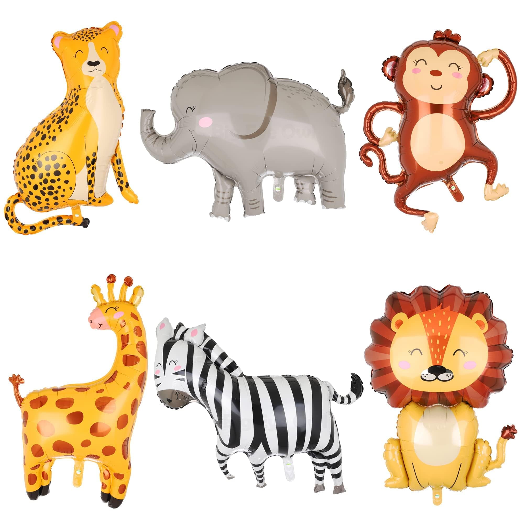 Jungle Safari Animal Balloons Birthday Party Decorations Giant Safari ...
