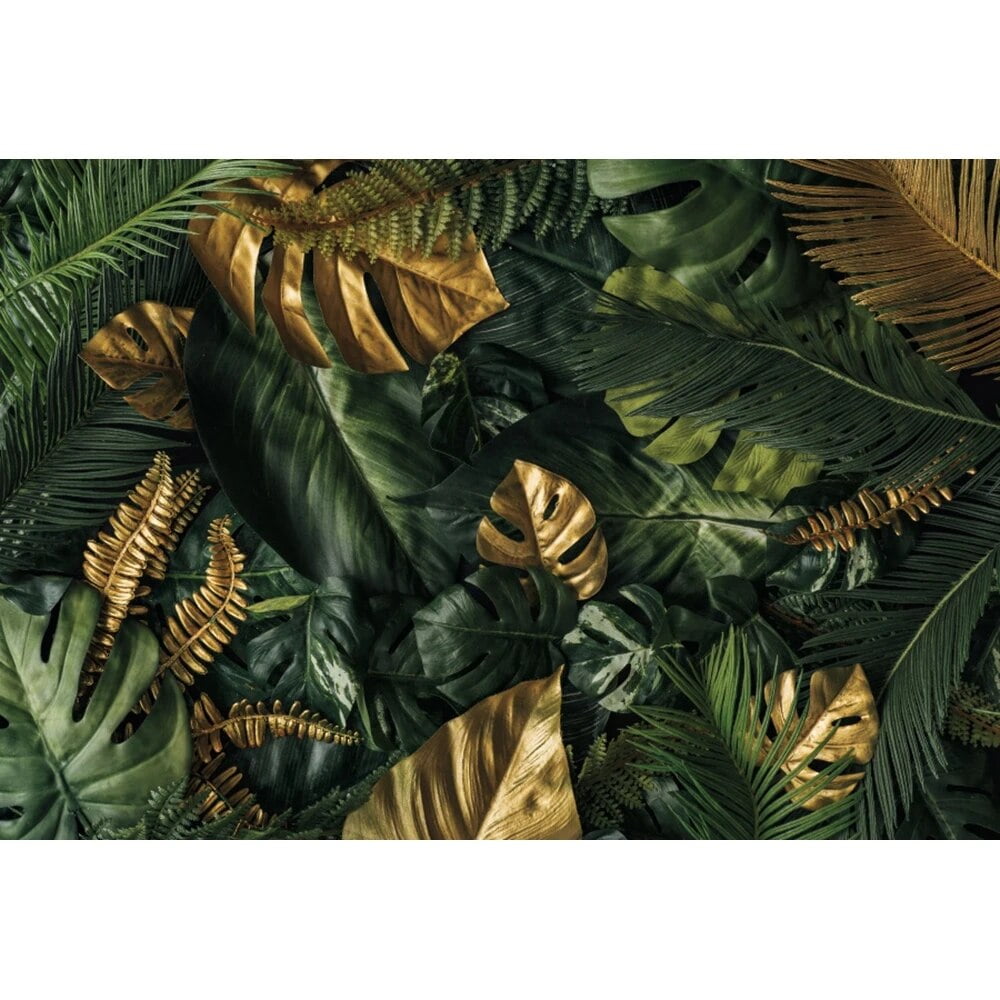 Jungle Safari Baby Birthday Party Backdrop Green Leaves Grass Baby ...