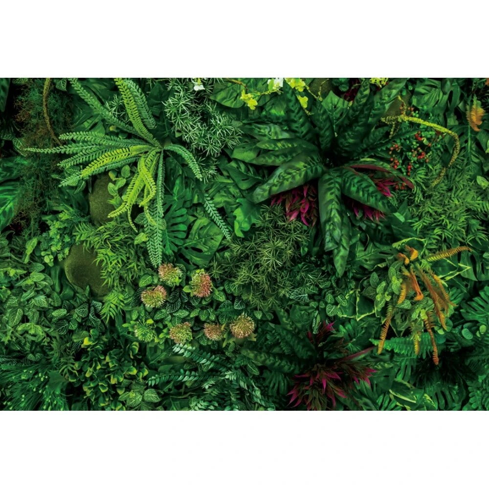 Jungle Safari Baby Birthday Party Backdrop Green Leaves Grass Baby ...