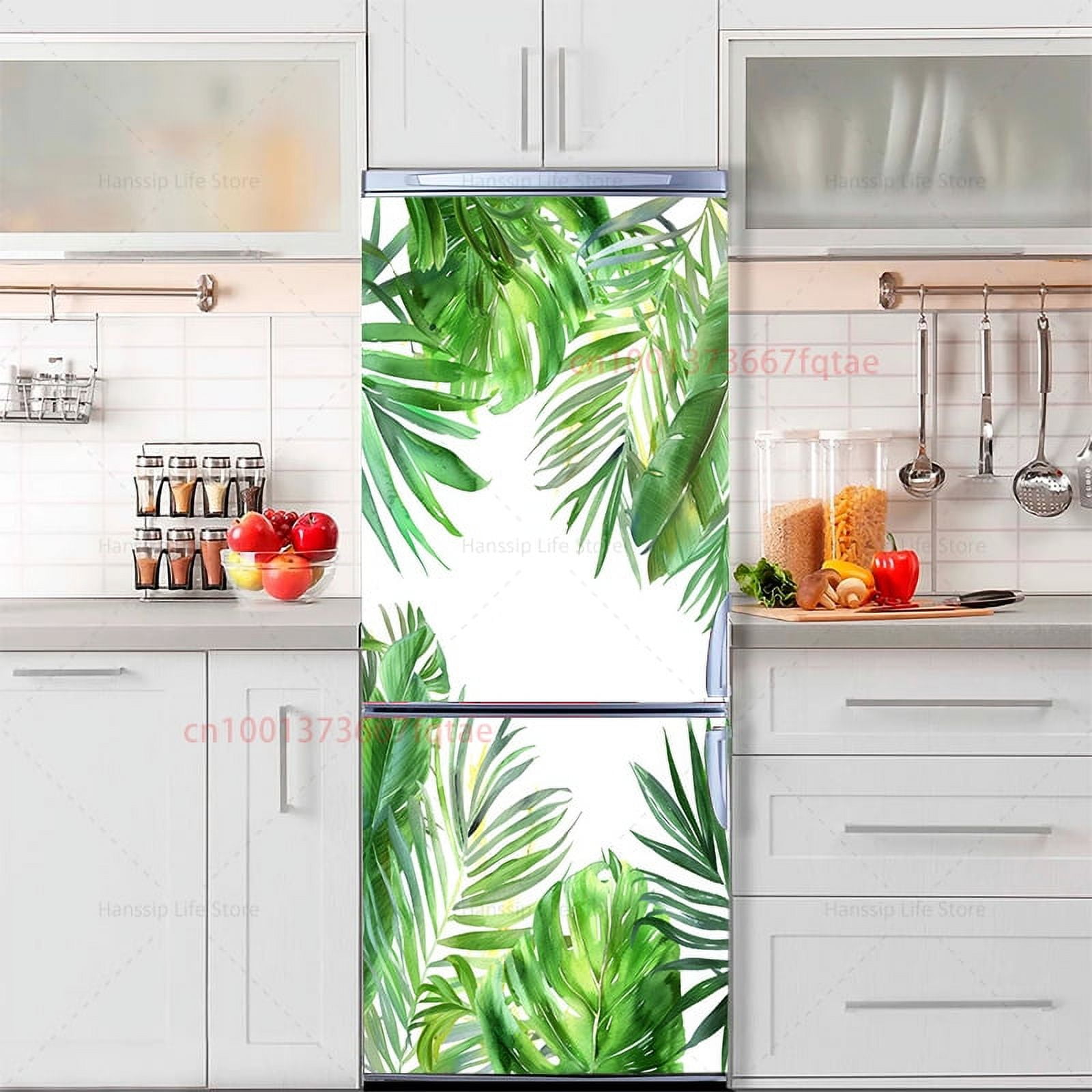 Jungle Stairway Mural Fridge Door Wrap Cover Kitchen Waterproof PVC ...