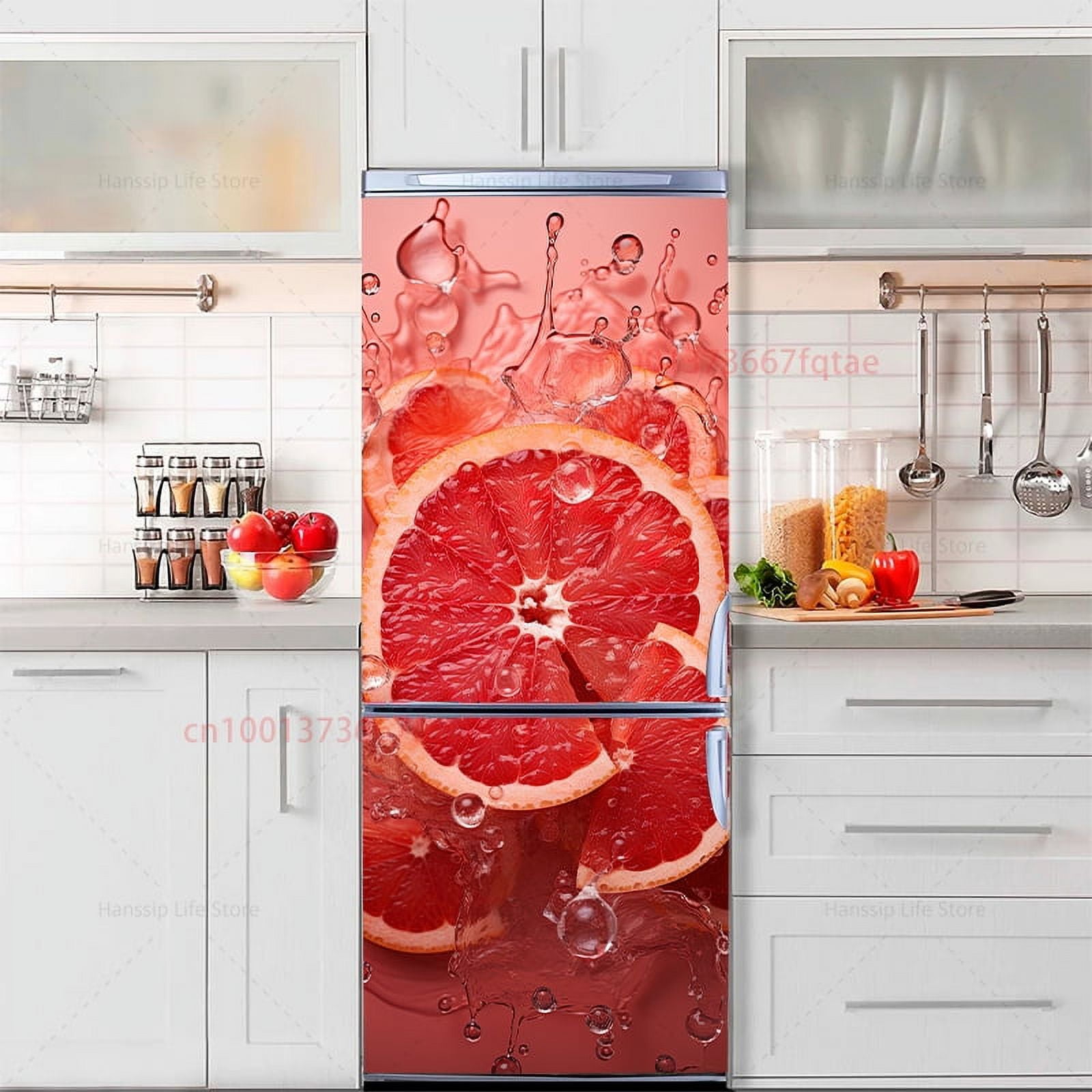 Jungle Stairway Mural Fridge Door Wrap Cover Kitchen Waterproof PVC ...