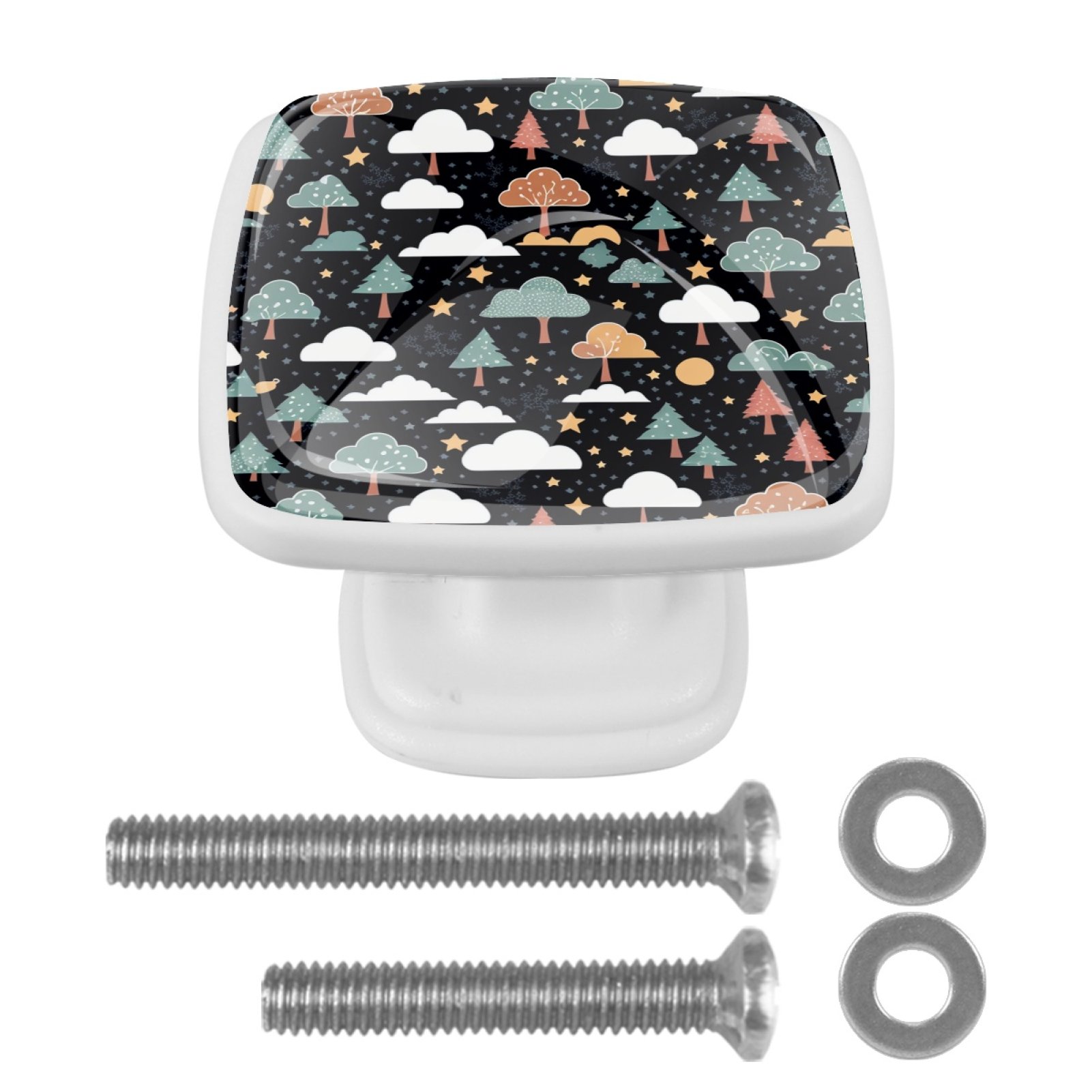 Jungle Tree Cloud Cabinets Door and Drawers Knobs Pulls,Furniture ...