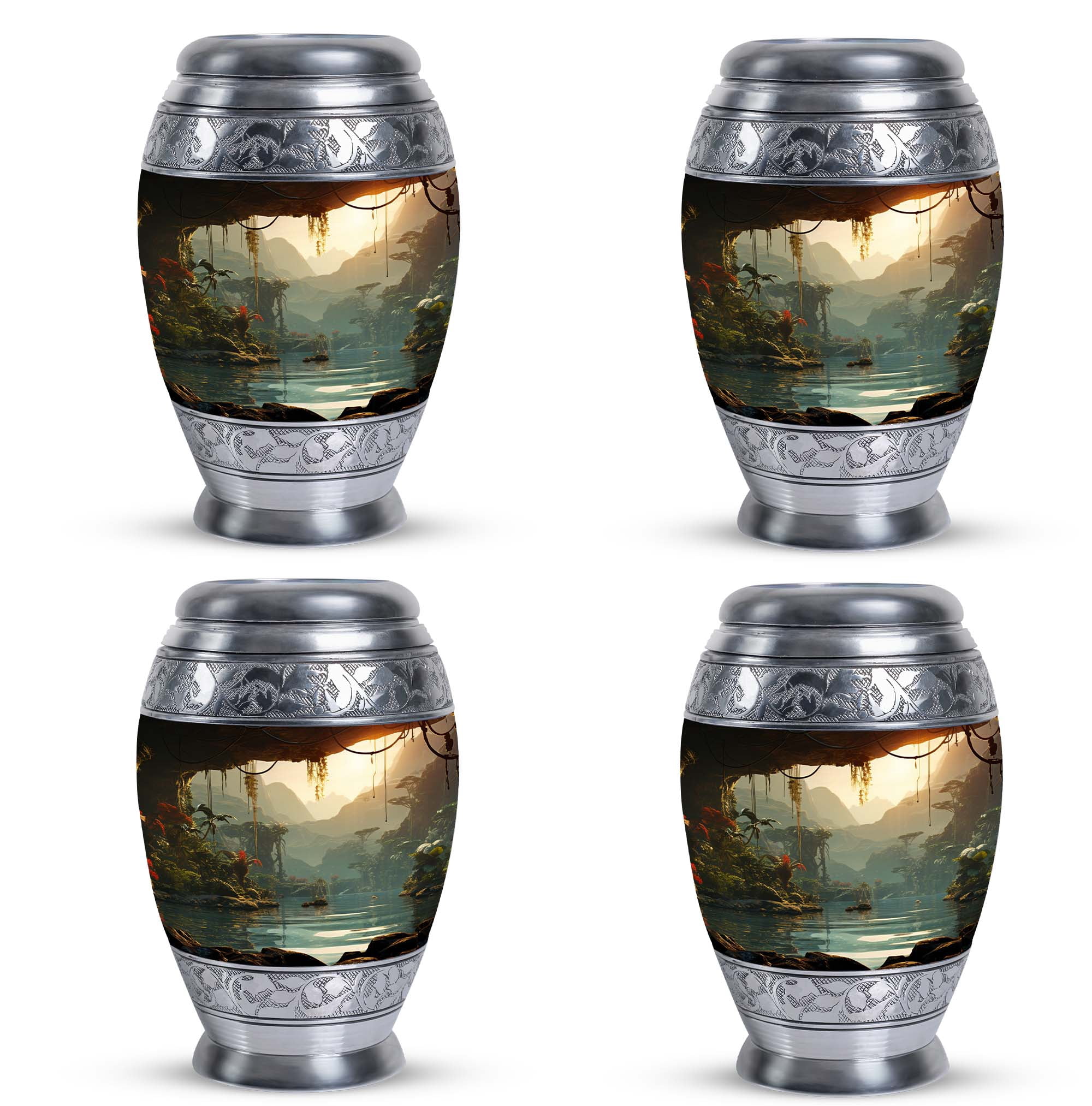Jungle Urns For Ashes Adult Female Mother, Forest Urns For Mom ...