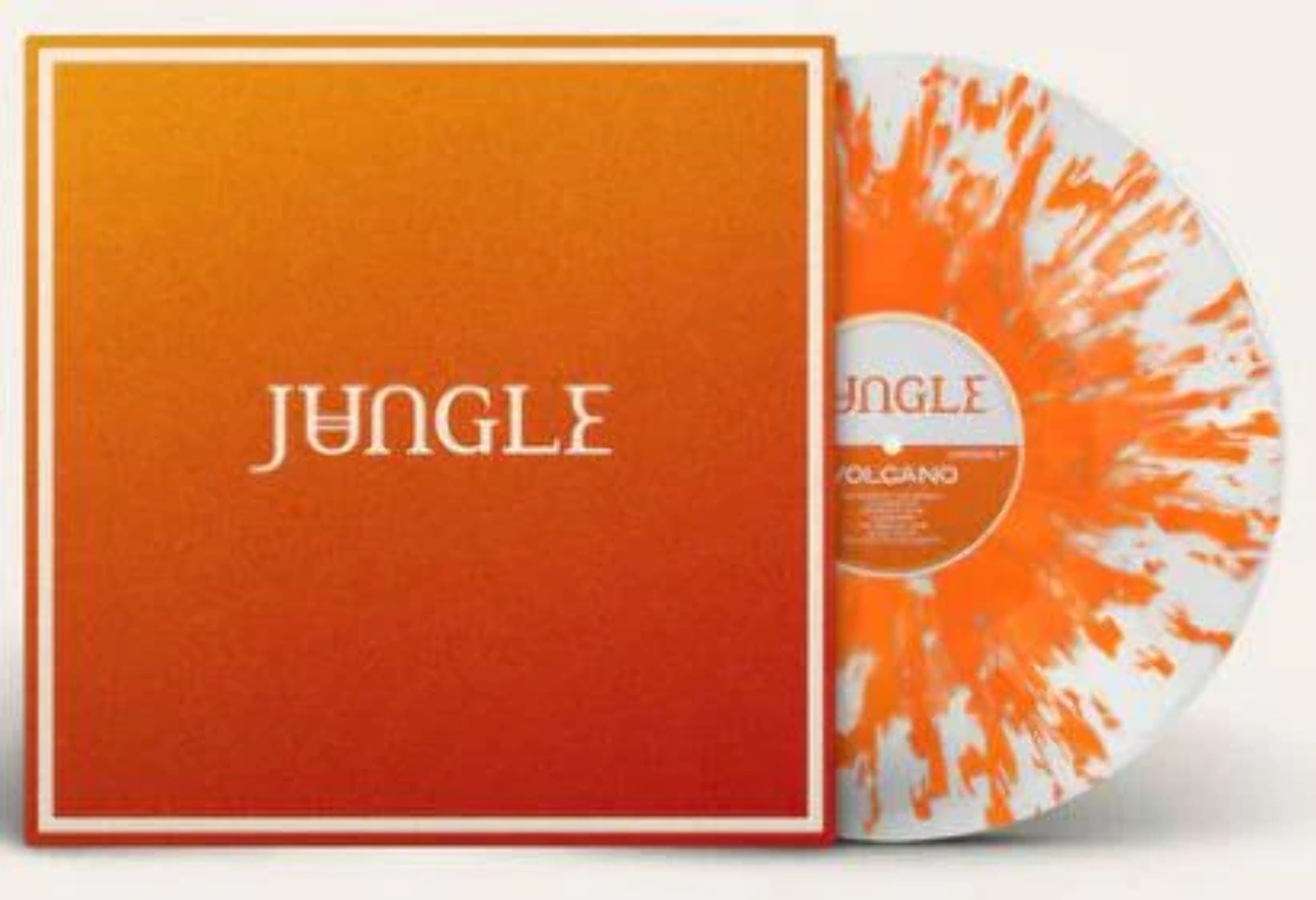 Jungle: Volcano Indie Exclusive, Clear Vinyl, Orange Splatter, Record ...