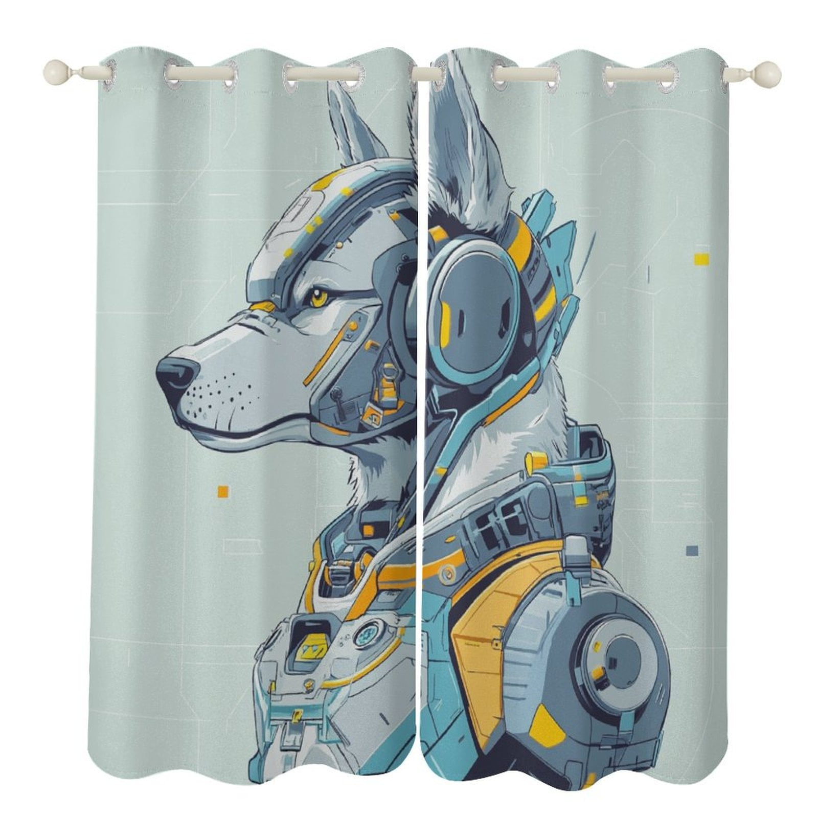 Jungle Wolf Mech Suitable for Living Rooms with Perforated Insulation ...