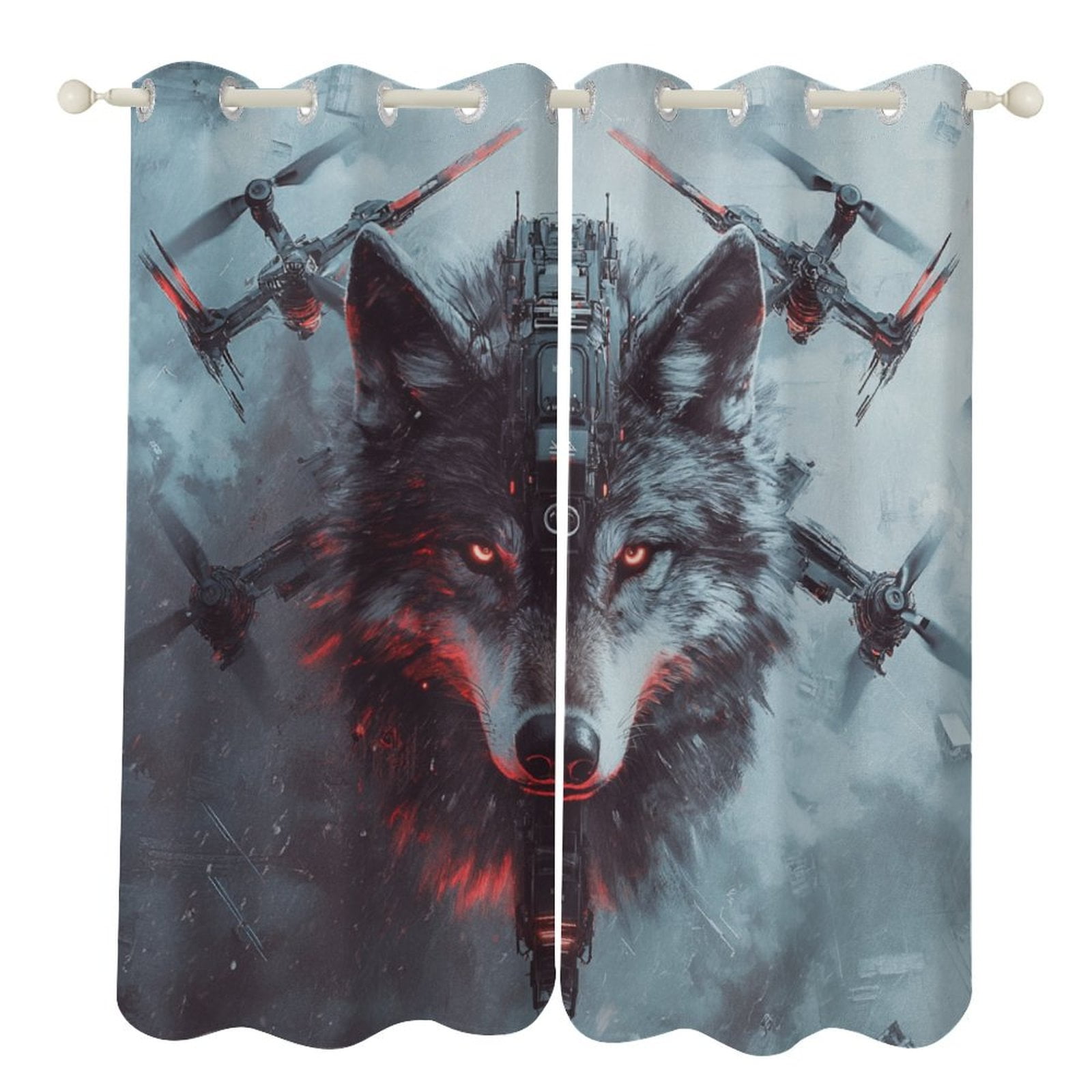 Jungle Wolf Mech Suitable for Living Rooms with Perforated Insulation ...