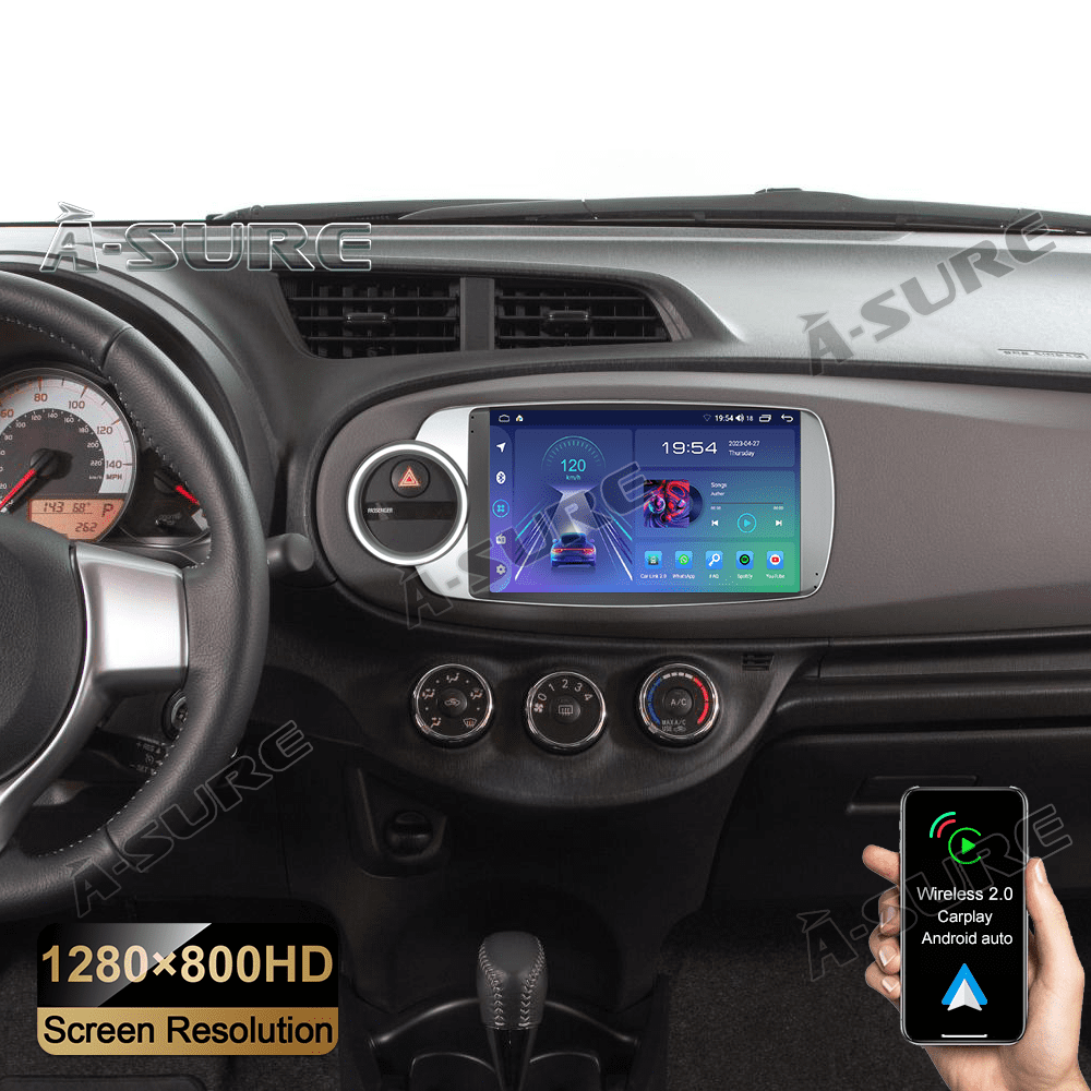 9" HD Wireless Carplay Android 10 Car Stereo GPS, Bluetooth Audio Radio ...