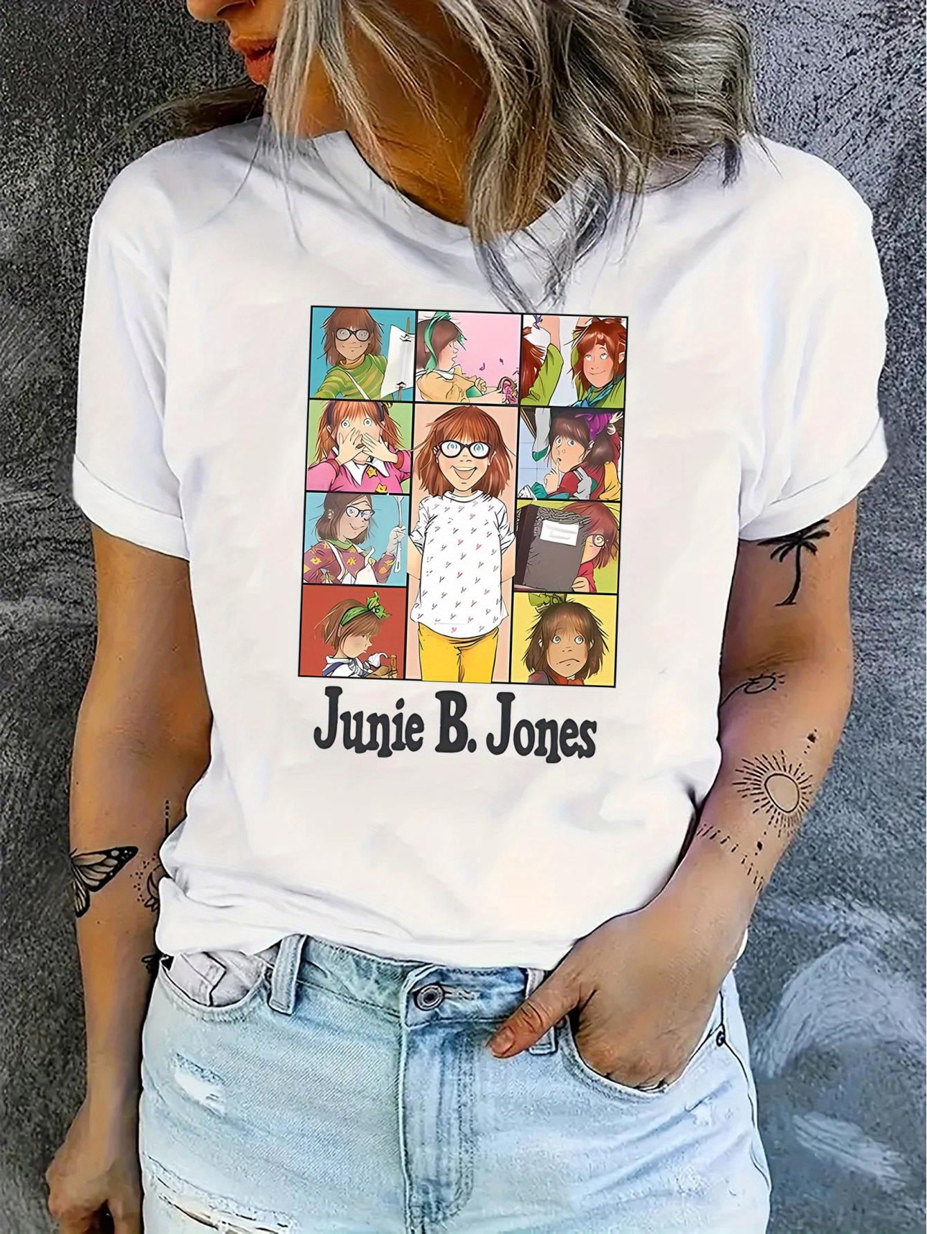 [Junie B. Jones Fashion Tee] Junie B. Jones Animated Character Print ...