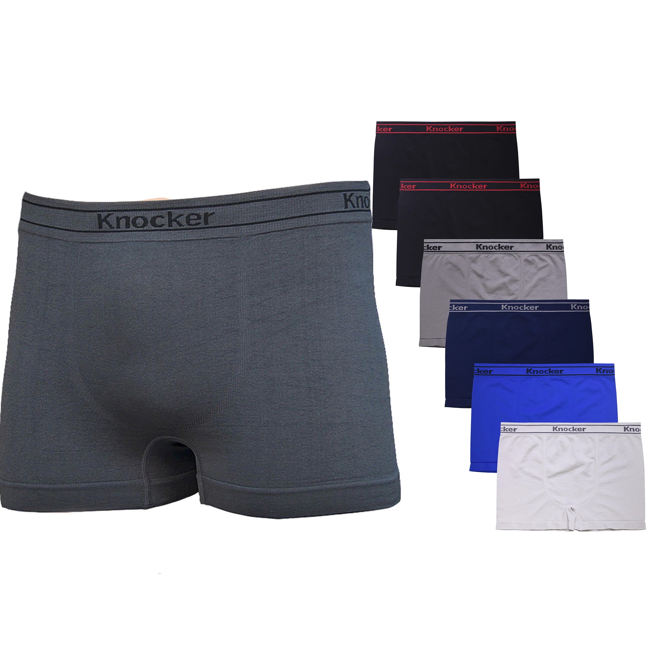 Junior Boy Seamless Boxer Briefs, Boyshorts Panty, Solid Multi Colors ...
