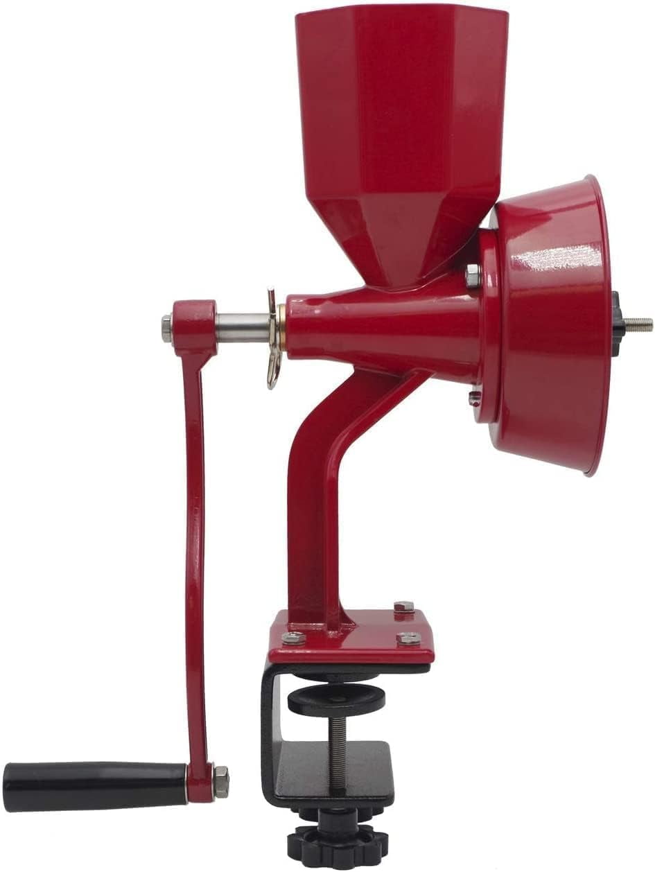 Junior Deluxe Grain Mill for Flour, Hand Crank Wheat Mill for Grains ...