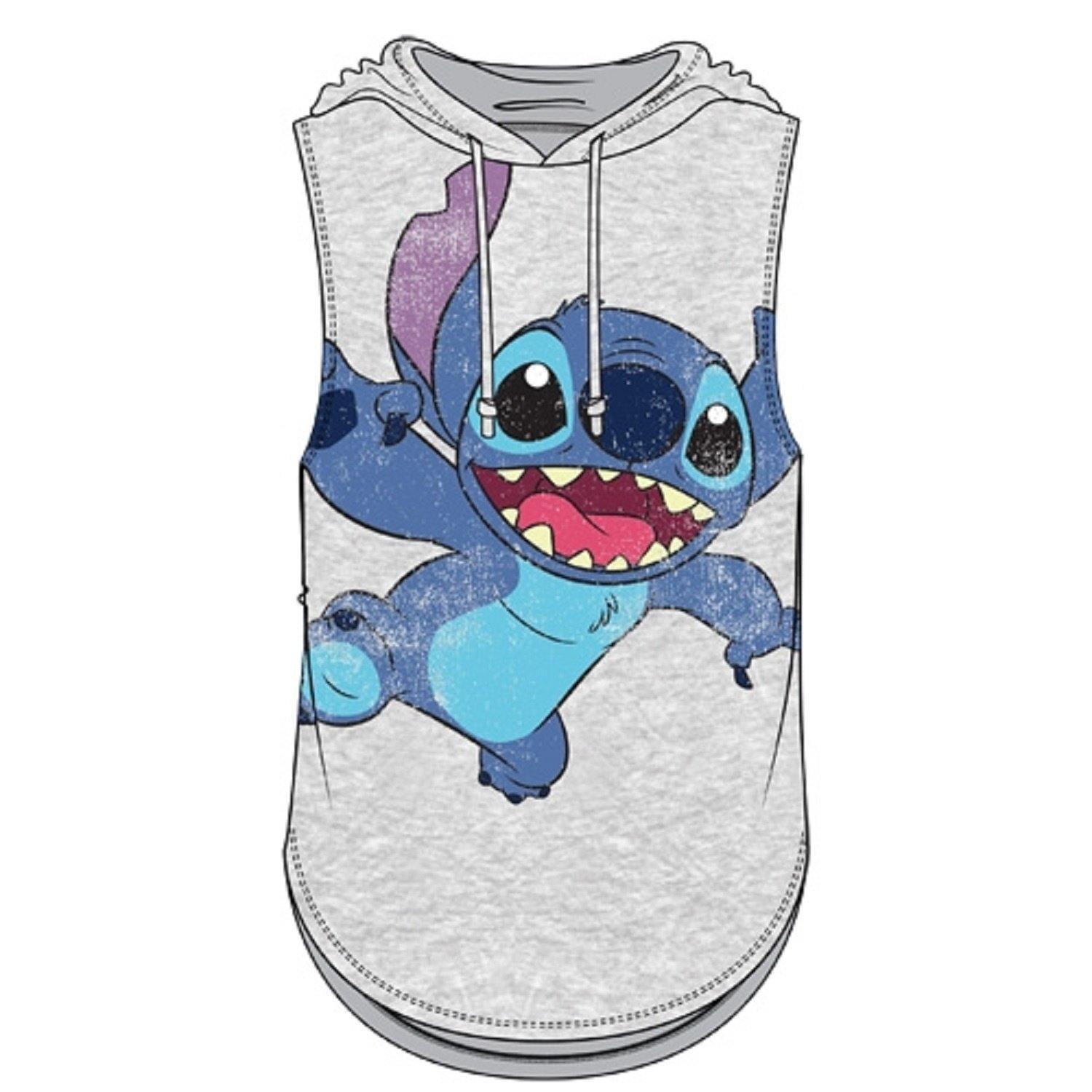 Junior Disney Stitch Popping Hooded Tank Top - Walmart.com