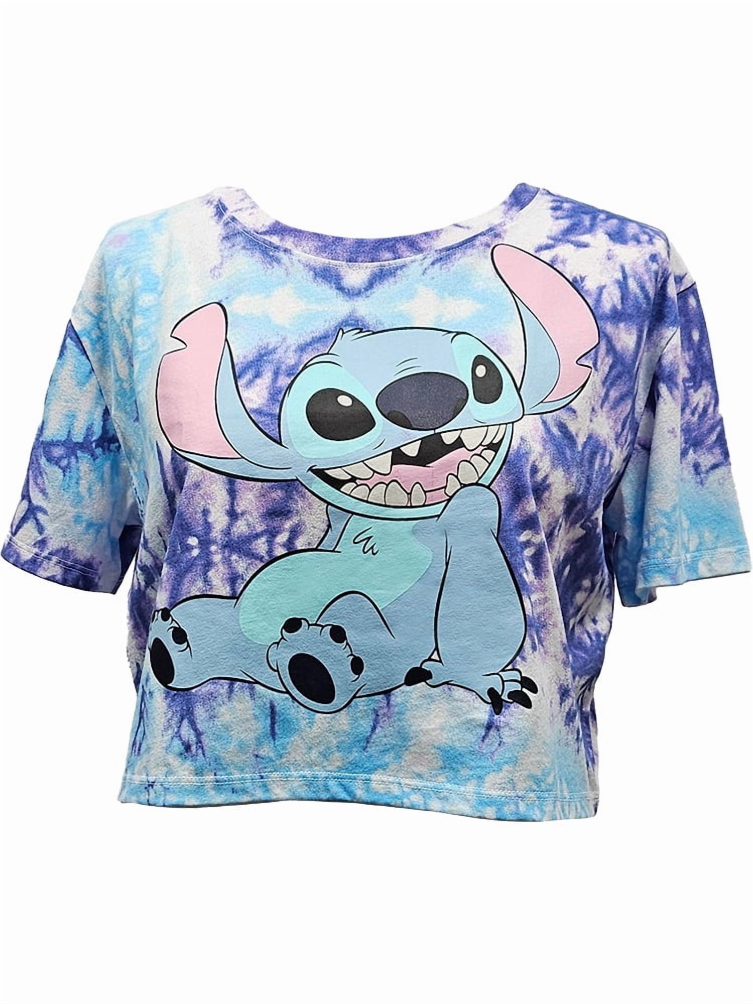 Disney Stitch Adult Tie-Dye Crop Top, (Women's), XS-XL - Walmart.com