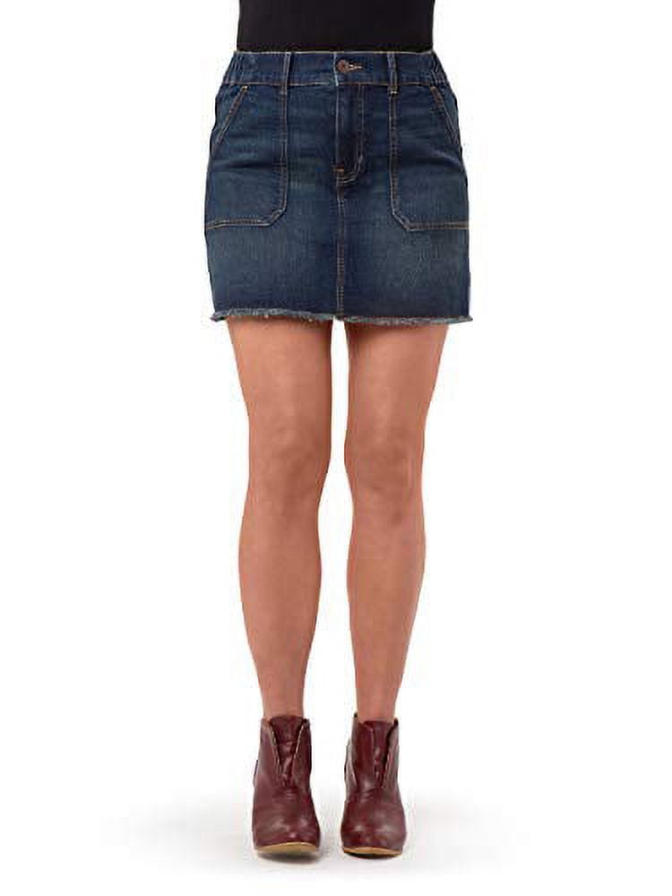 Junior Girls Denim Skirt (Dark Denium, 3XL (21)) - Walmart.com