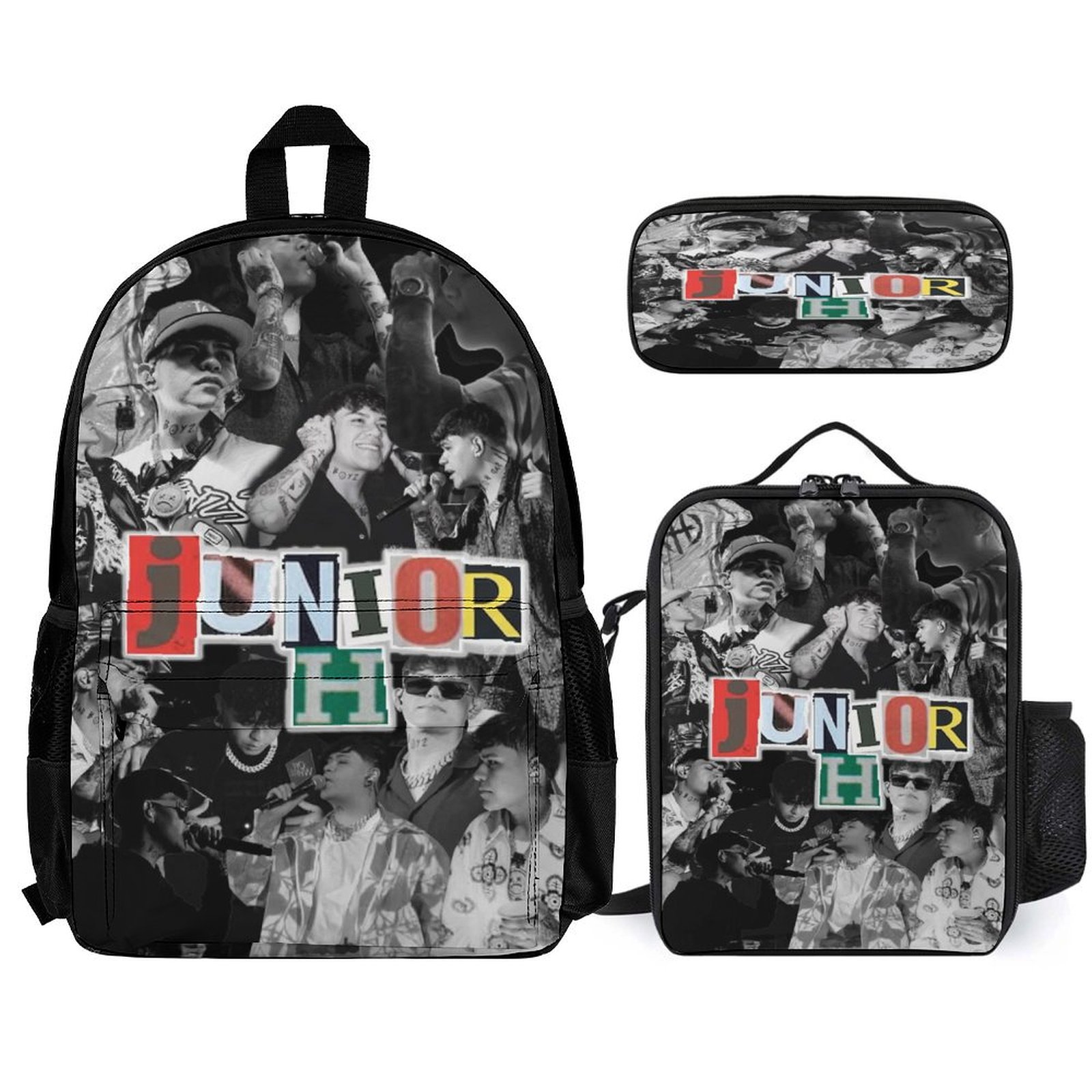 Junior H Backpack Set Cartoon School Bag Backpack With Lunch Box ...