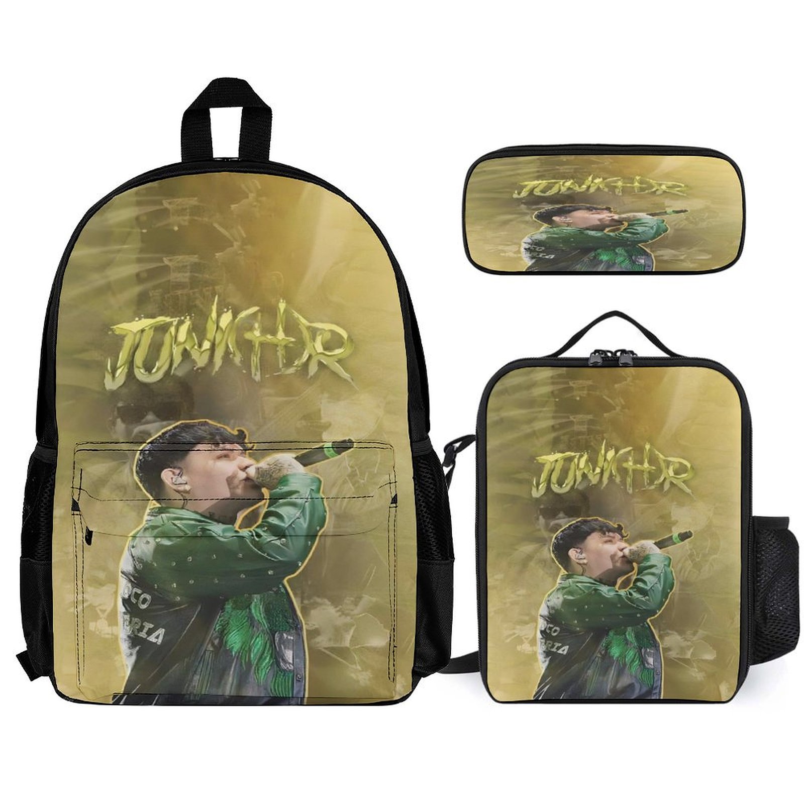Junior H Backpack Set Cartoon Bookbag Backpack with Lunch Box Pencil ...