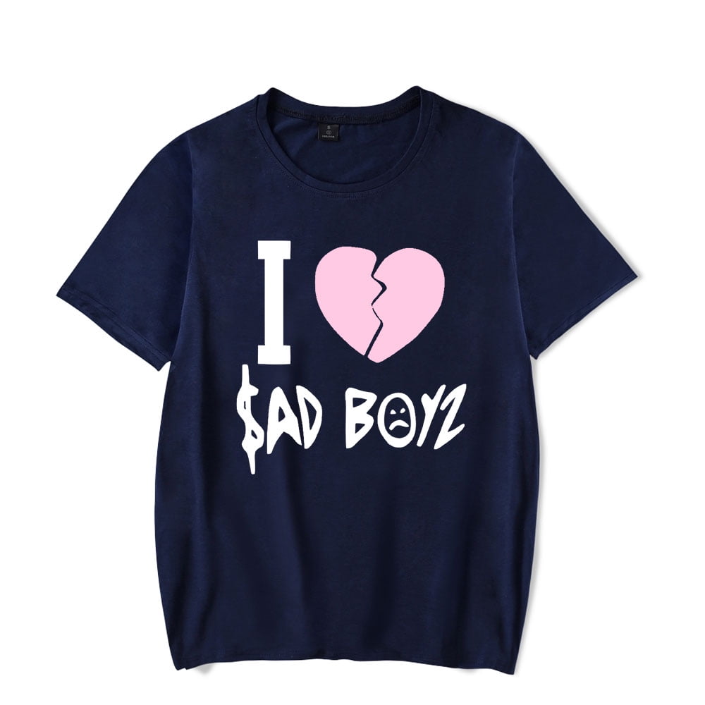 Junior H I Love Sad Boyz Merch T shirt Hip Hop Fashion Short Sleeve ...