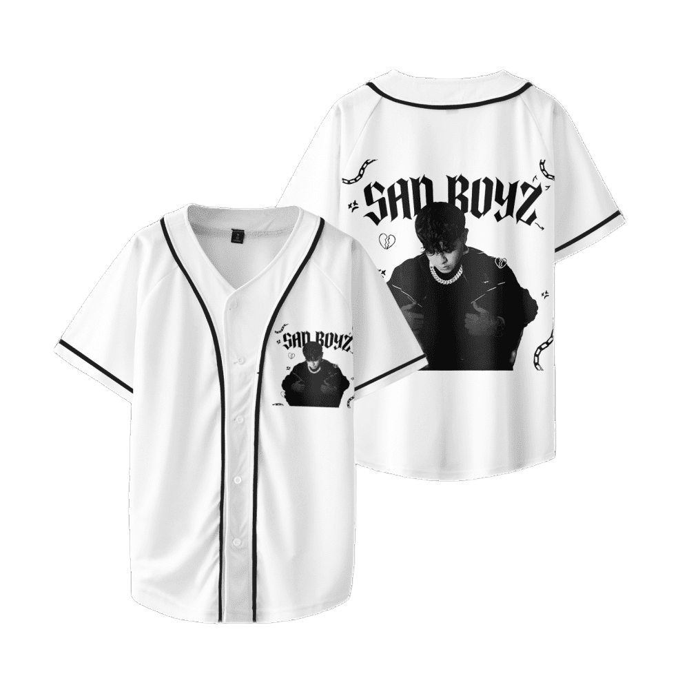 Junior H Merch BASEBALL JERSEY Harajuku Thin button Baseball Men/Women ...