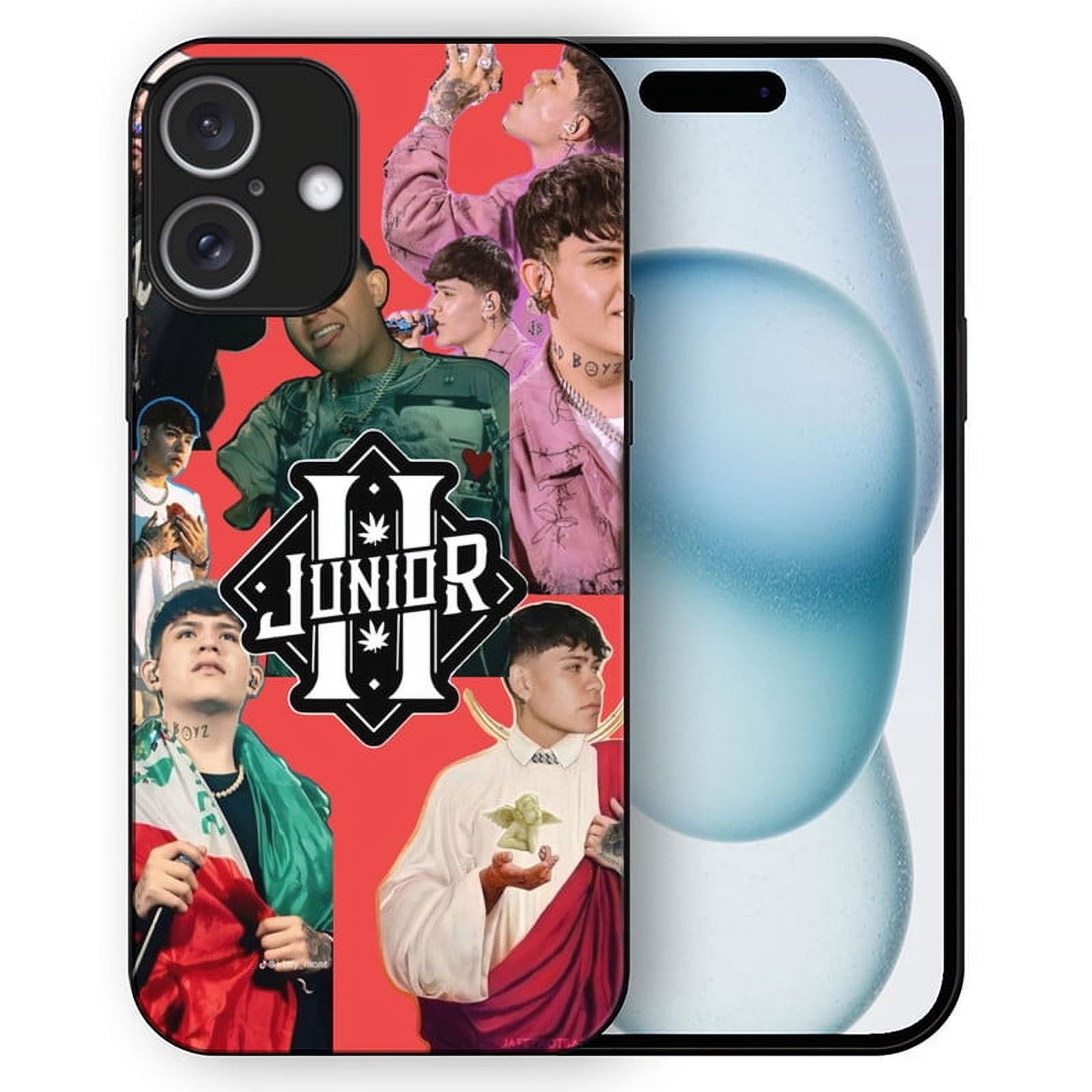 Junior H Phone Case, for iPhone 16 Plus case, showcasing a collage ...