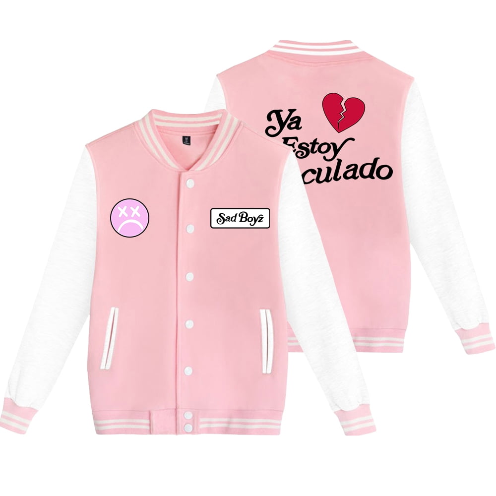 Junior H Sad Boyz Varsity Jacket Pobre Miserable Merch Cosplay Women ...