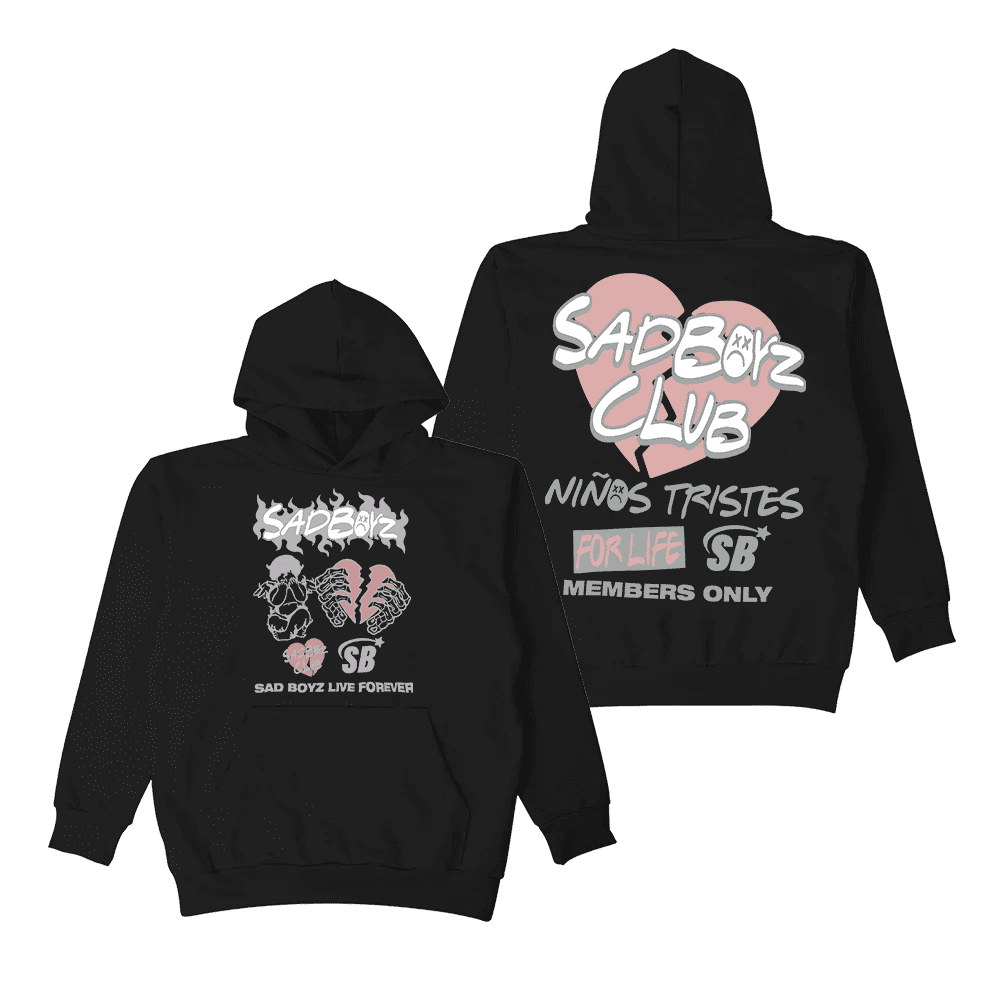 Junior H Sadboyz Club Merch Hoodie Sad Boyz Live Forever Members Only ...