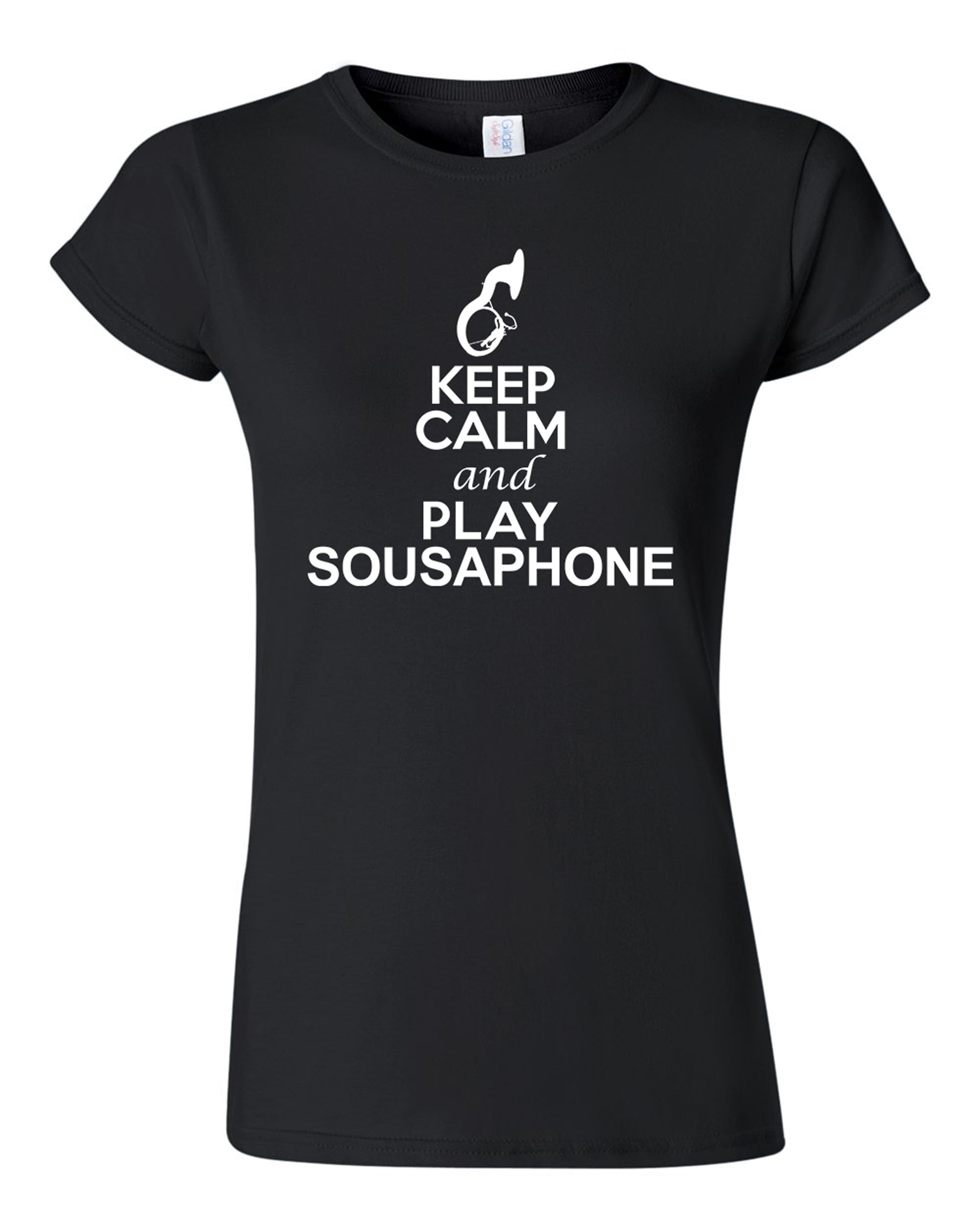 Junior Keep Calm And Play Sousaphone Music Lover Musician DT T-Shirt ...