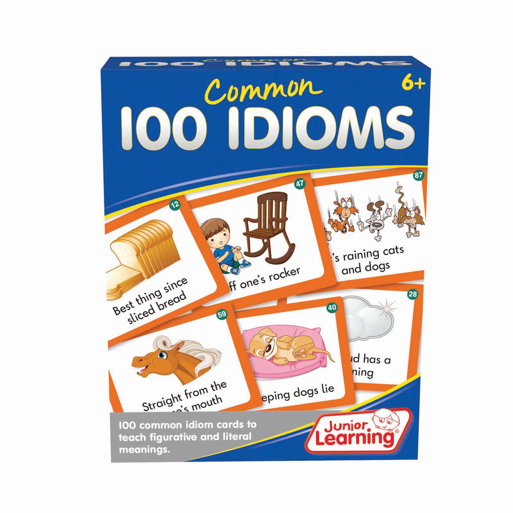 Free Shipping! Junior Learning 100 Common Idioms Educational Activity ...