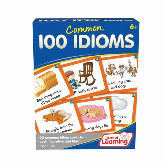 Free Shipping! Junior Learning 100 Common Idioms Educational Activity ...