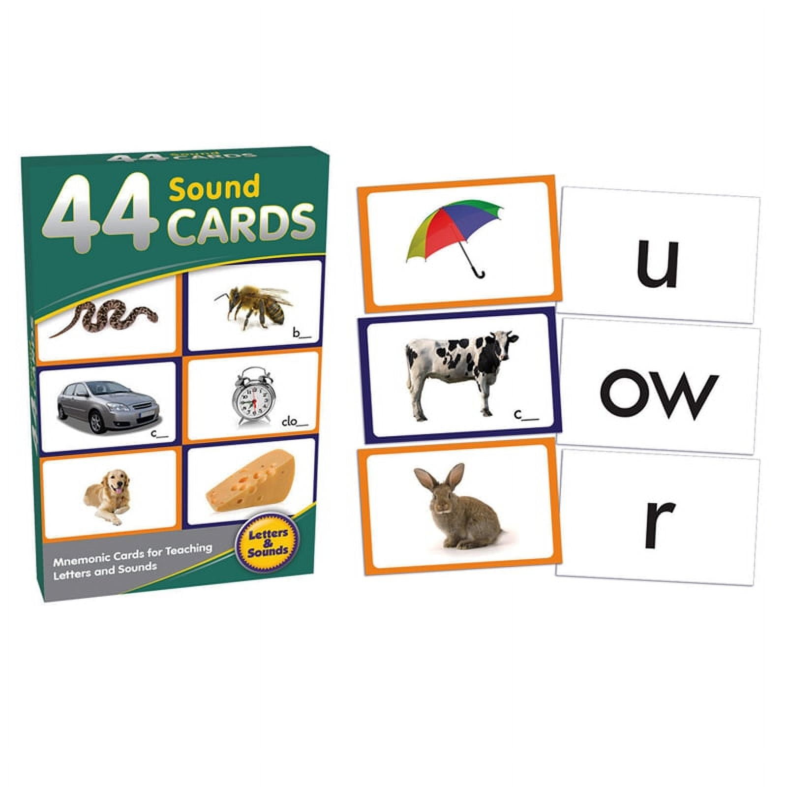 Junior Learning 44 Sound Cards Learning Set - Walmart.com