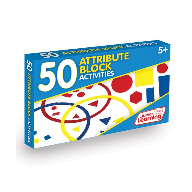 Junior Learning 50 Attribute Block Activities Learning Set - Walmart.com