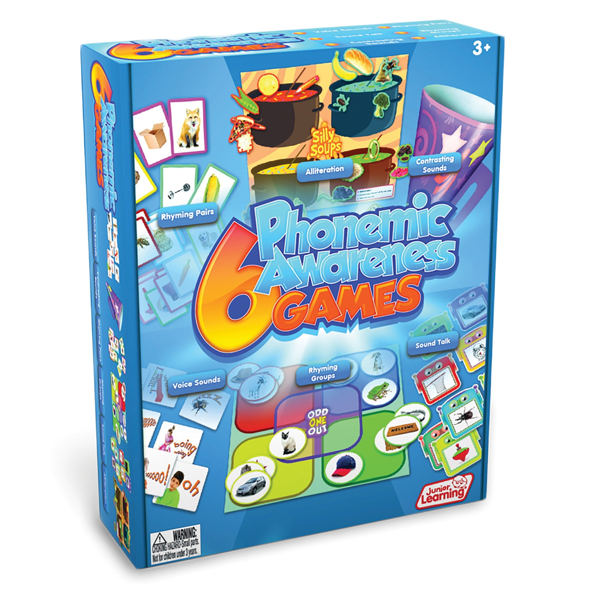 Free Shipping! Junior Learning 6 Phonemic Awareness Games - Walmart.com ...