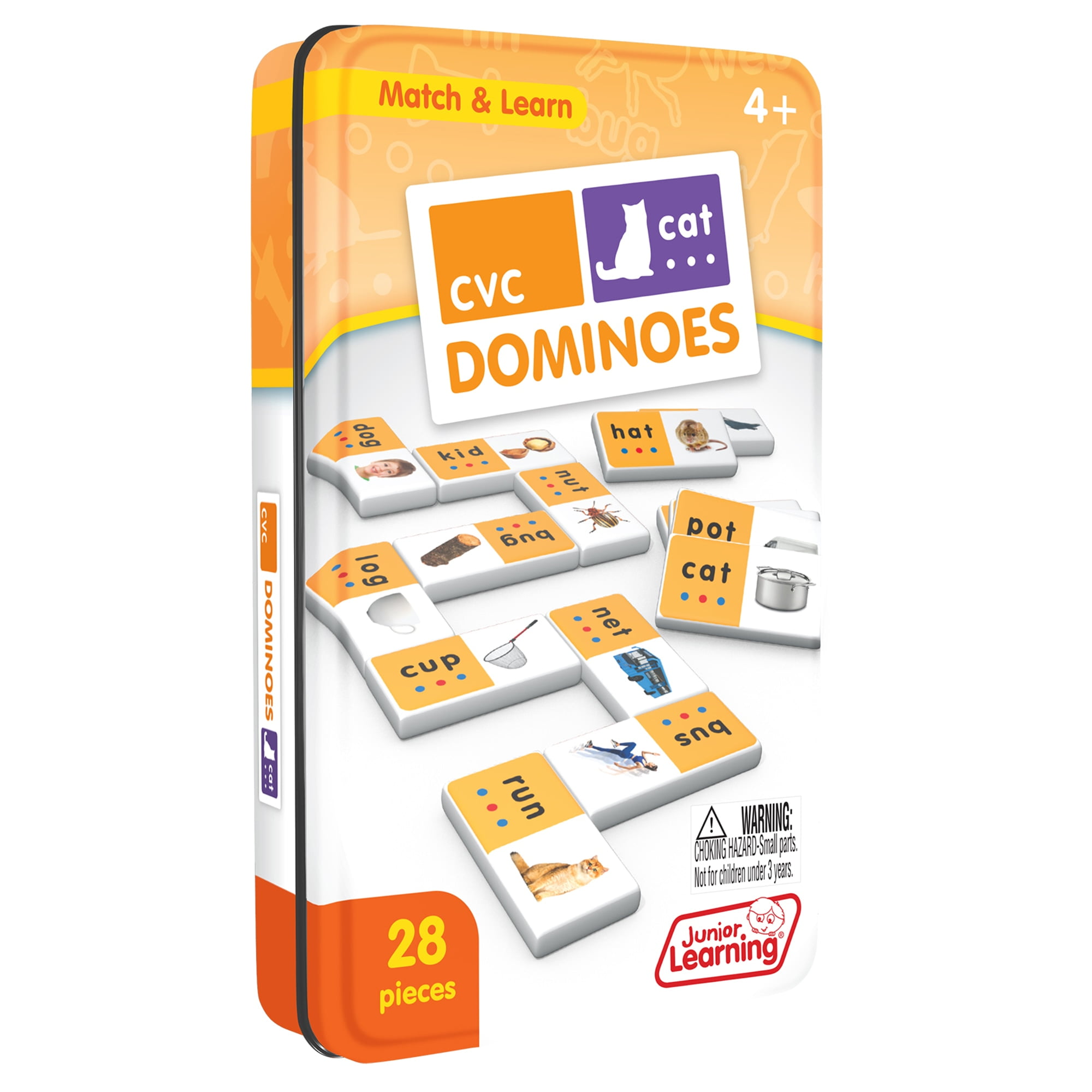 Junior Learning CVC Dominoes Language Arts - Walmart.com