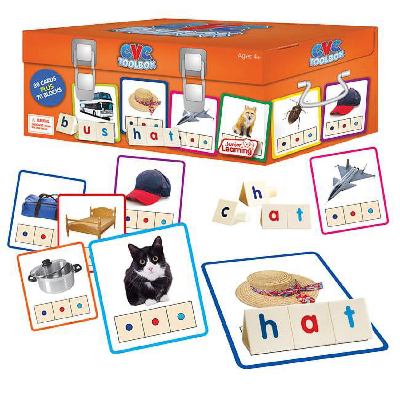 Junior Learning CVC Toolbox Educational Action Game - Walmart.com