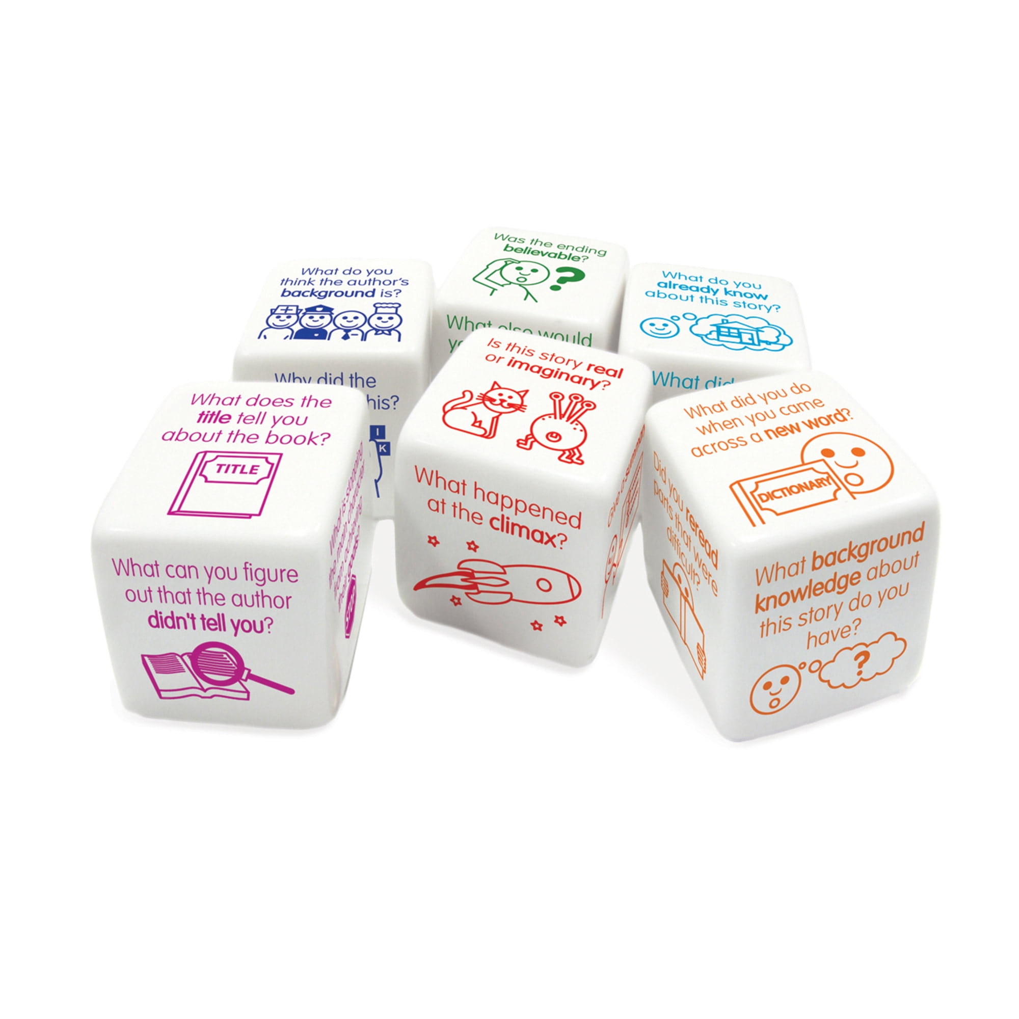 Junior Learning - Comprehension Dice Educational Learning Game ...