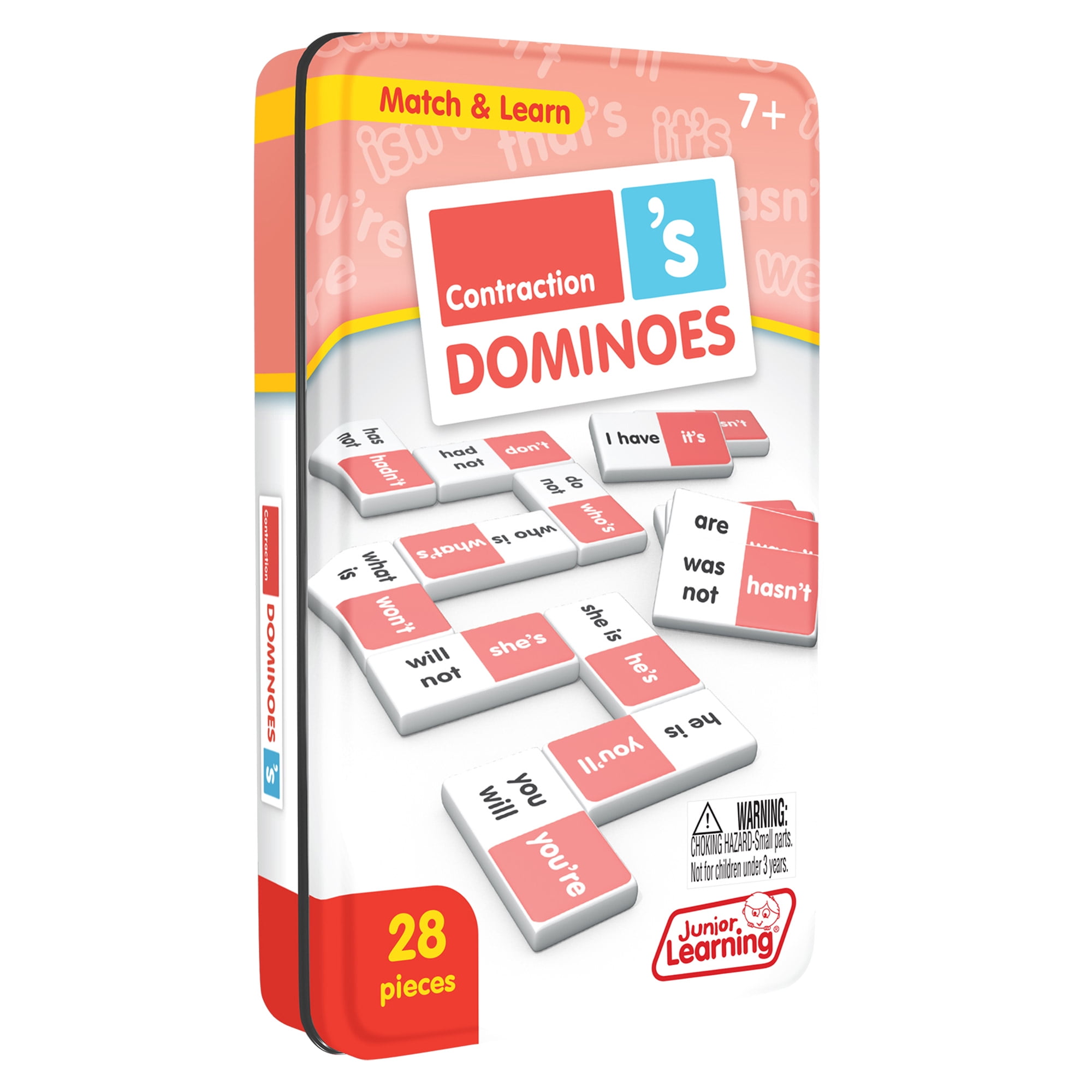 Junior Learning Contraction Dominoes Langauge Arts - Walmart.com