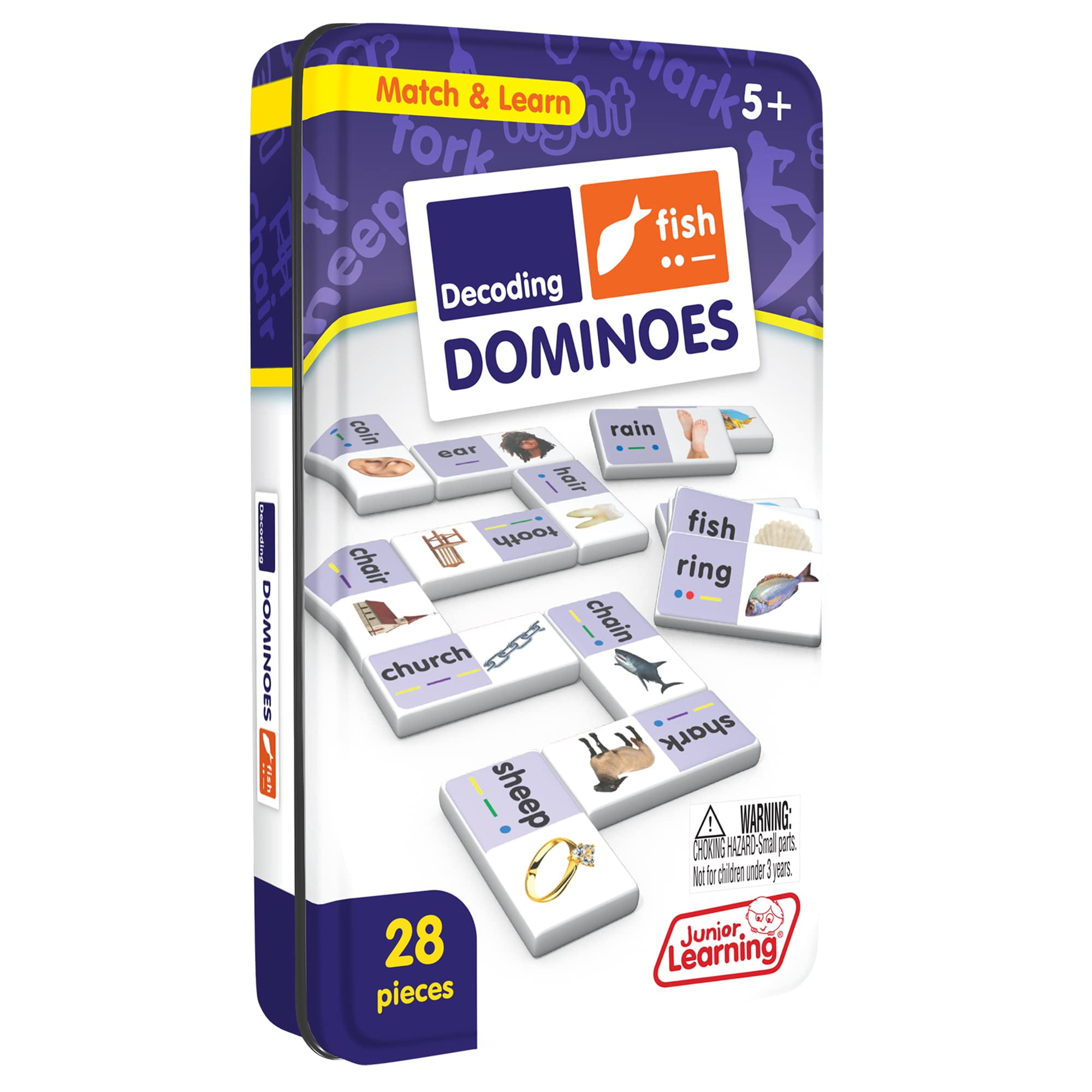 Junior Learning Decoding Match & Learn Dominoes C65 - Walmart.com