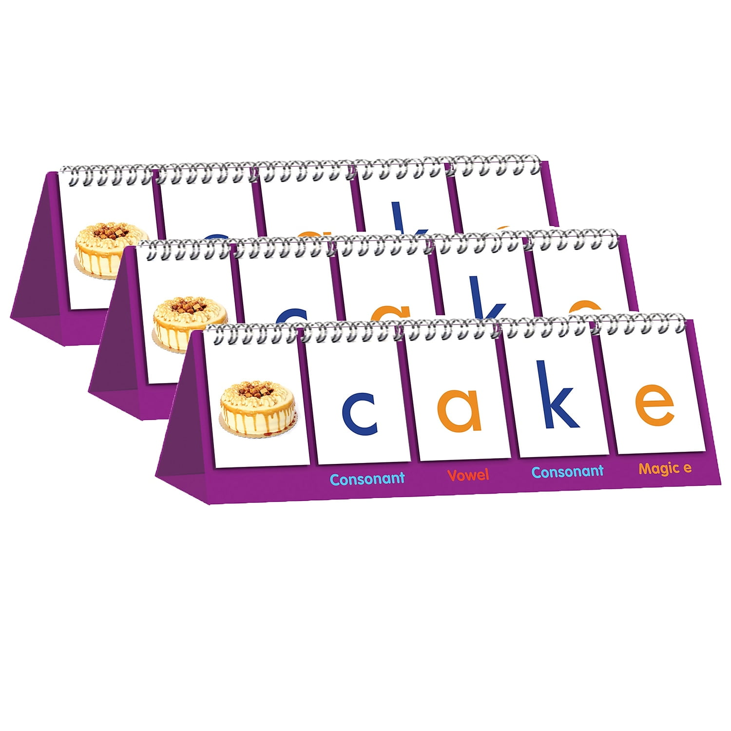 Junior Learning Double Sided Flip Stands, Magic E Flips, 3 Count ...