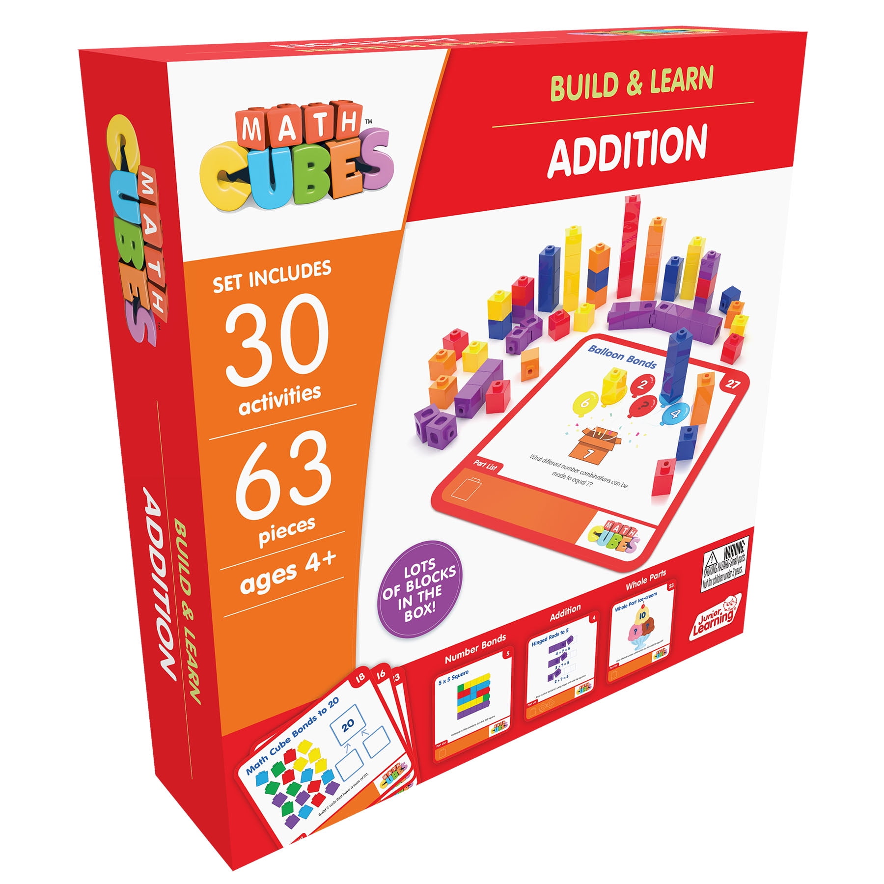 Junior Learning Mathcubes - Addition - Walmart.com
