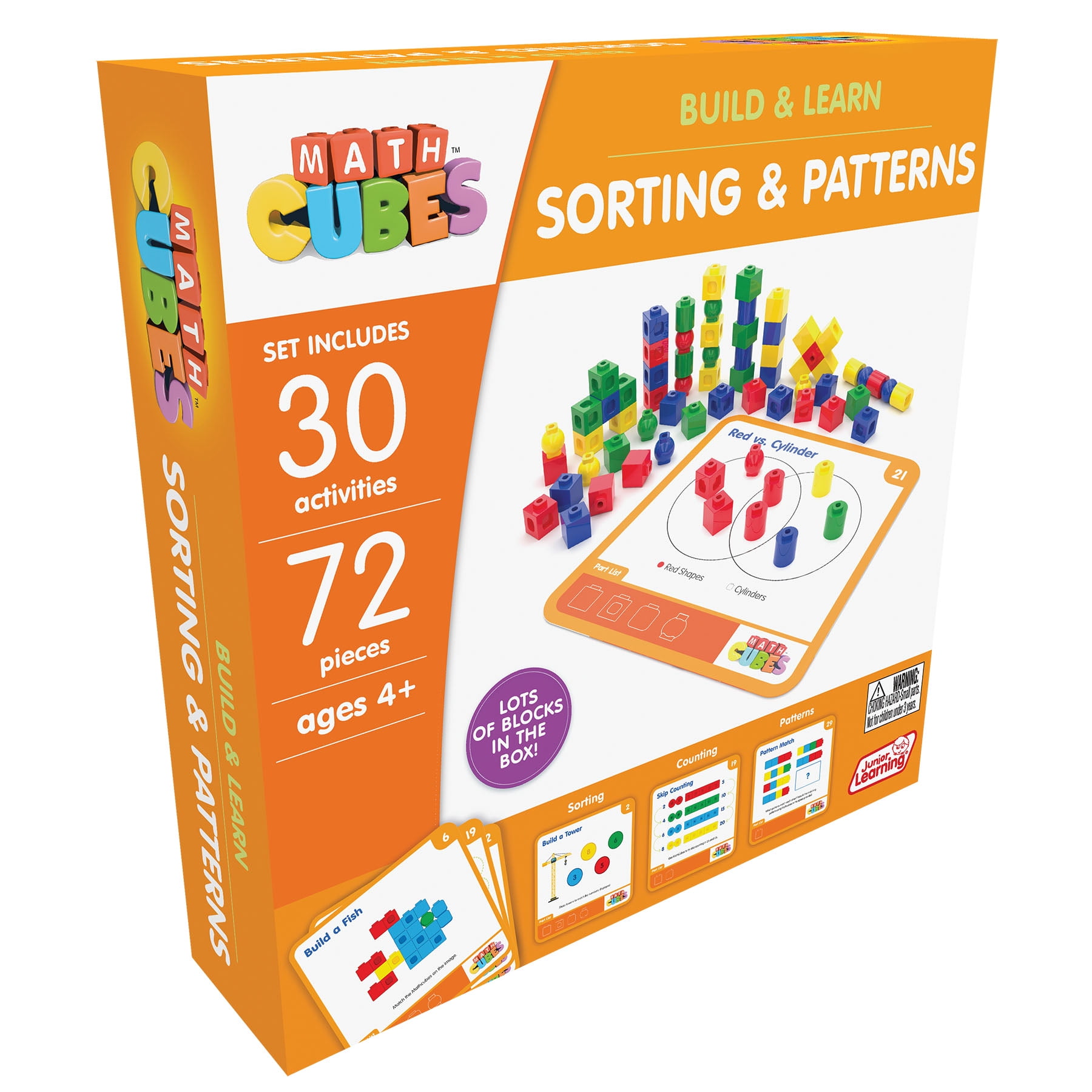 Junior Learning Mathcubes - Sorting and Patterns - Walmart.com
