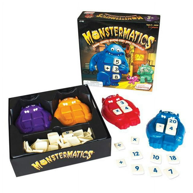 Junior Learning Monstermatics Variety Math Problem Game - Walmart.com