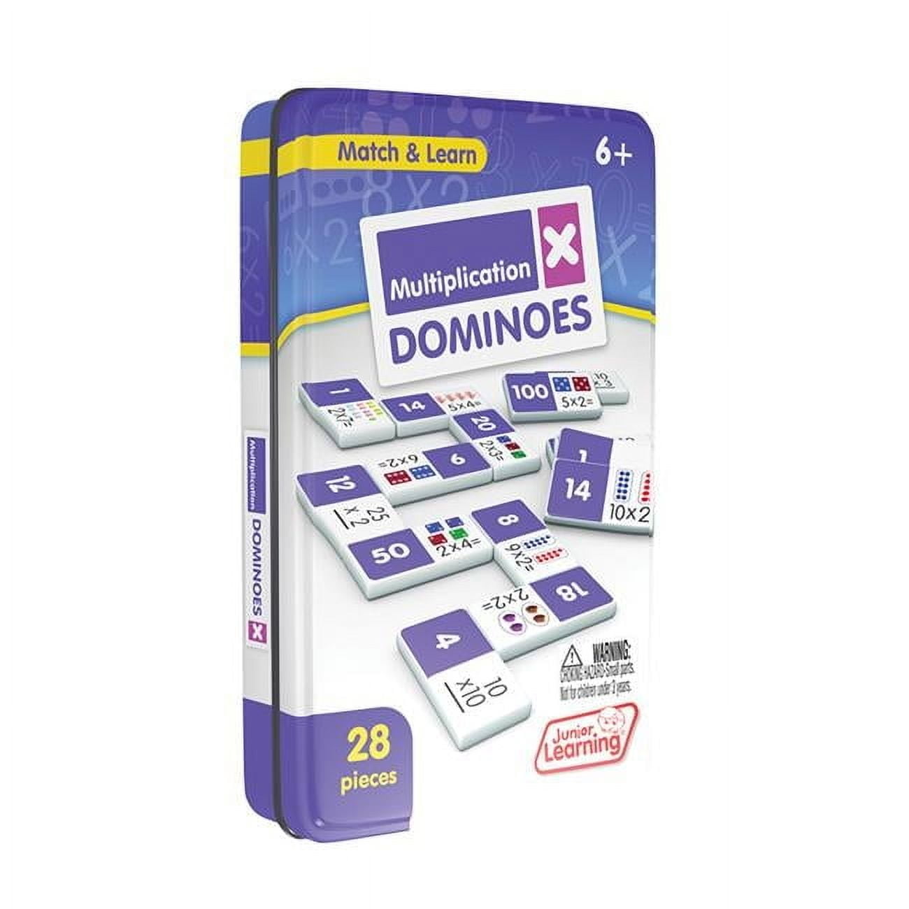 Junior Learning Multiplication Plastic Dominoes - Walmart.com