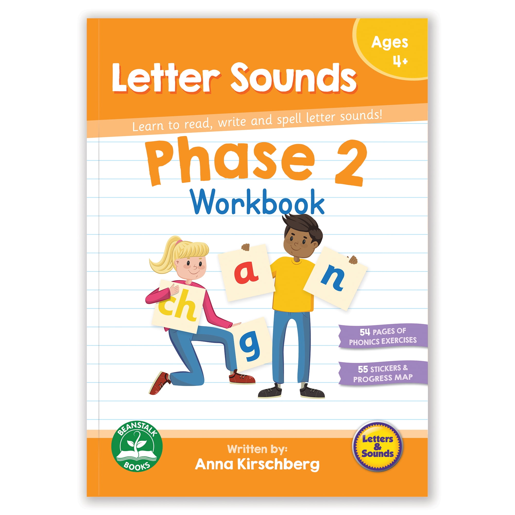 Junior Learning Phase 2 Letter Sounds Educational Learning Workbook ...