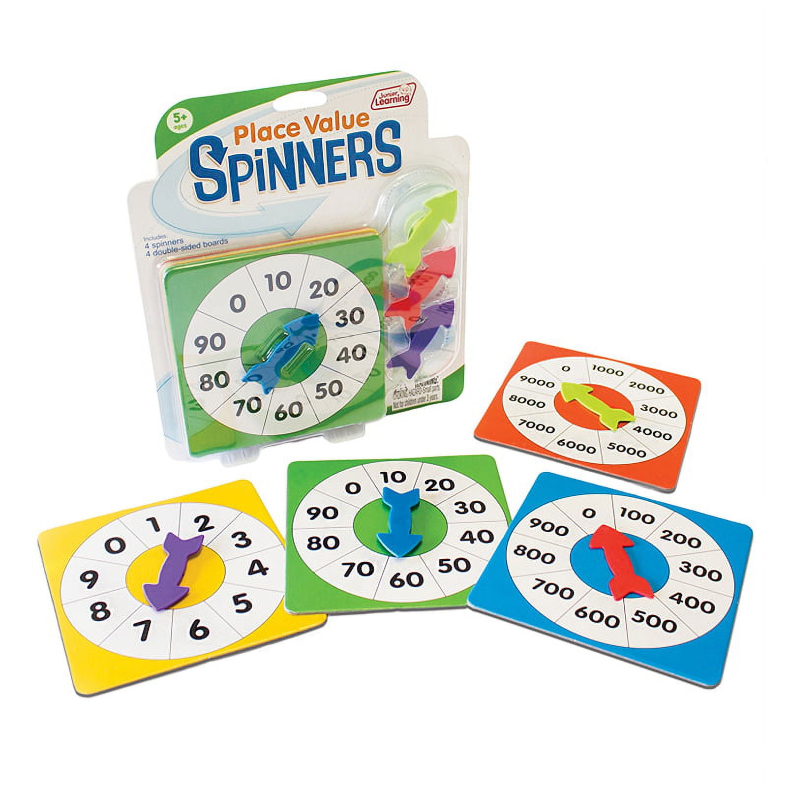 Junior Learning - Place Value Spinners Learning Educational Activity ...